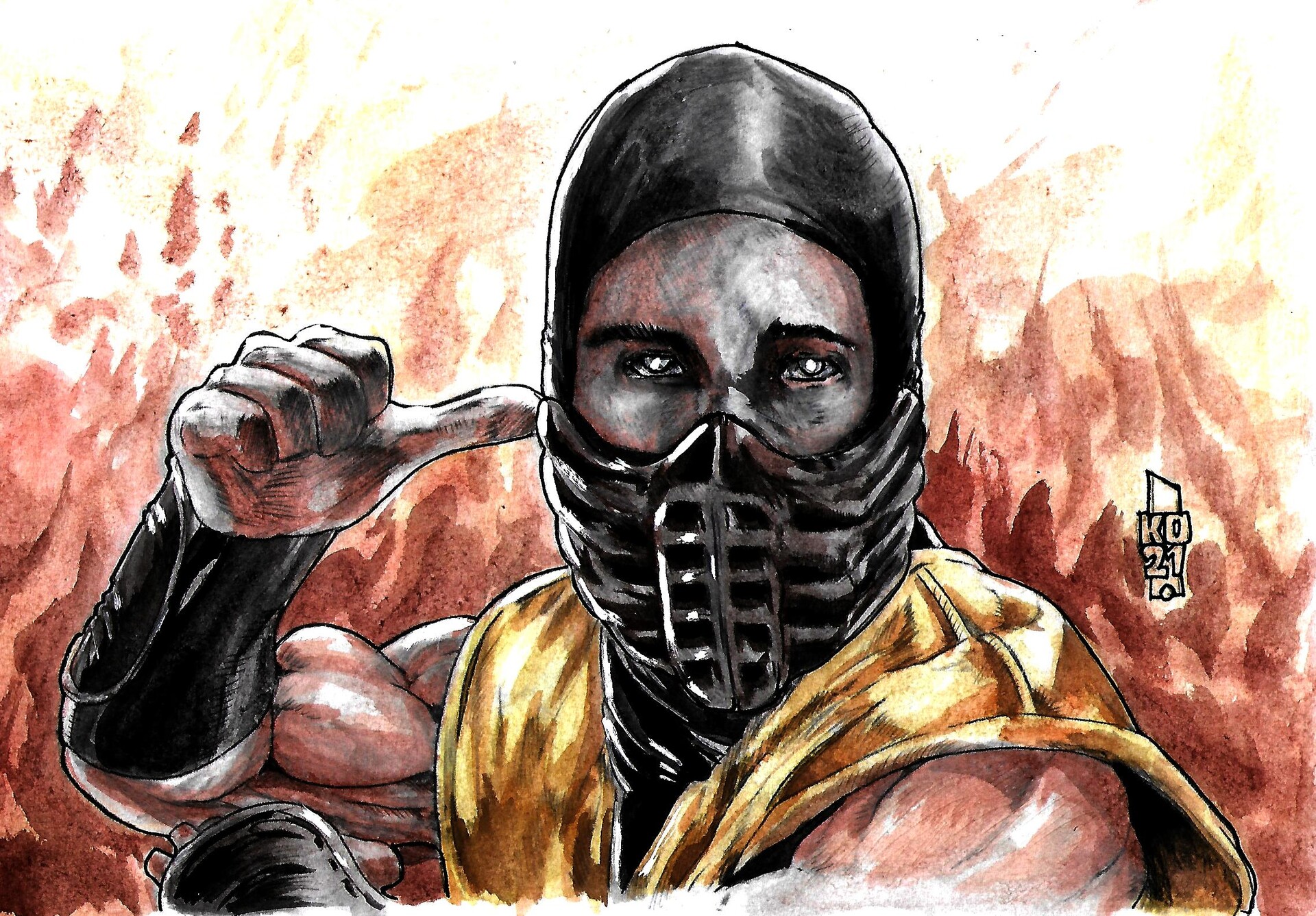 ArtStation - Mortal kombat movie -Scorpion