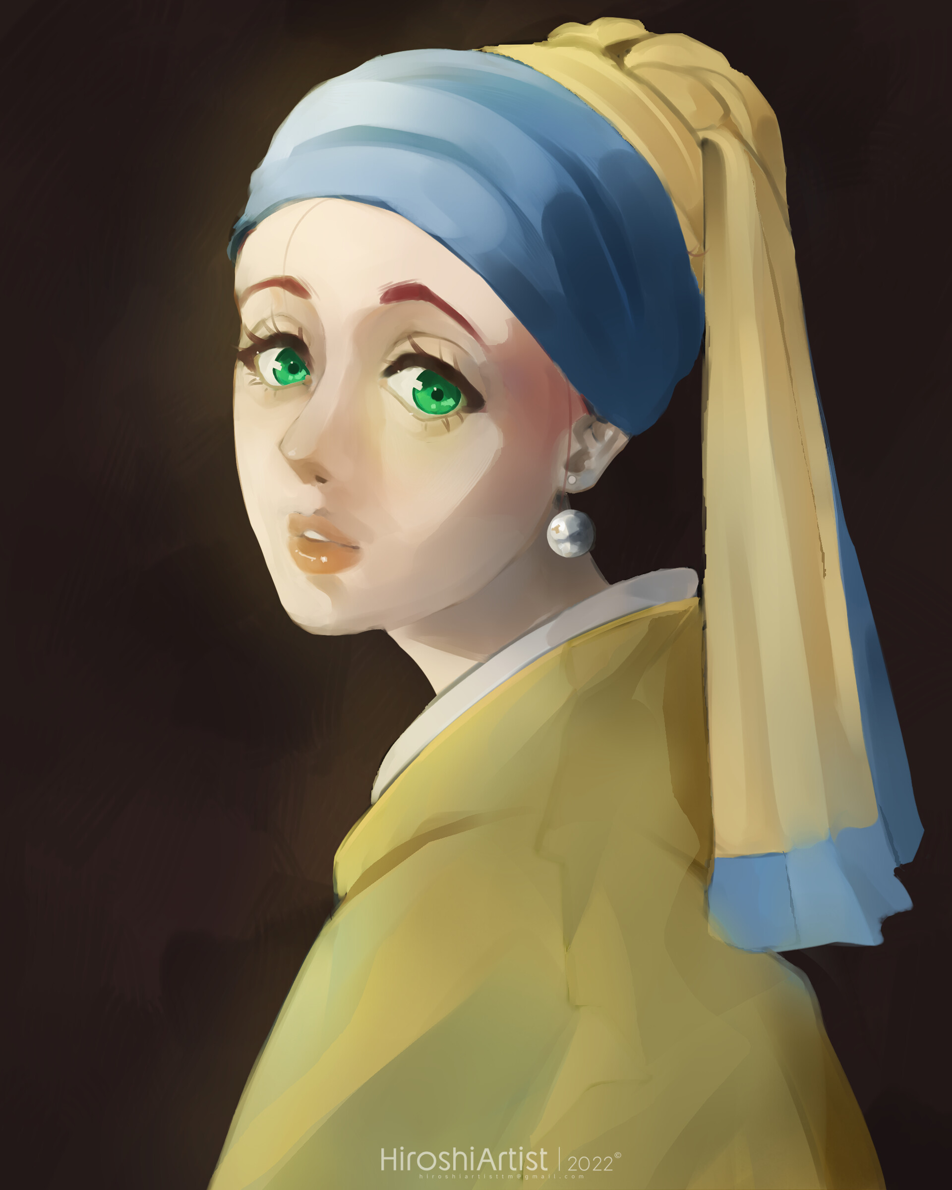 ArtStation - Girl with a Pearl Earring