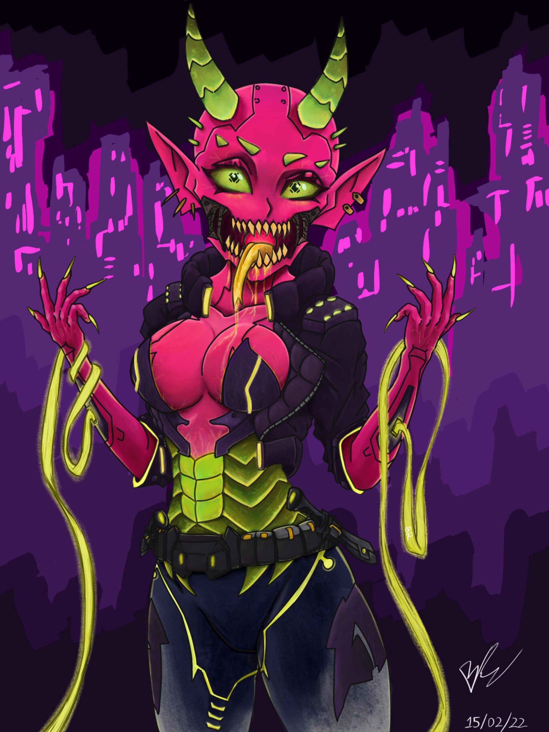 ArtStation - Cyber Demon / Digital Ver