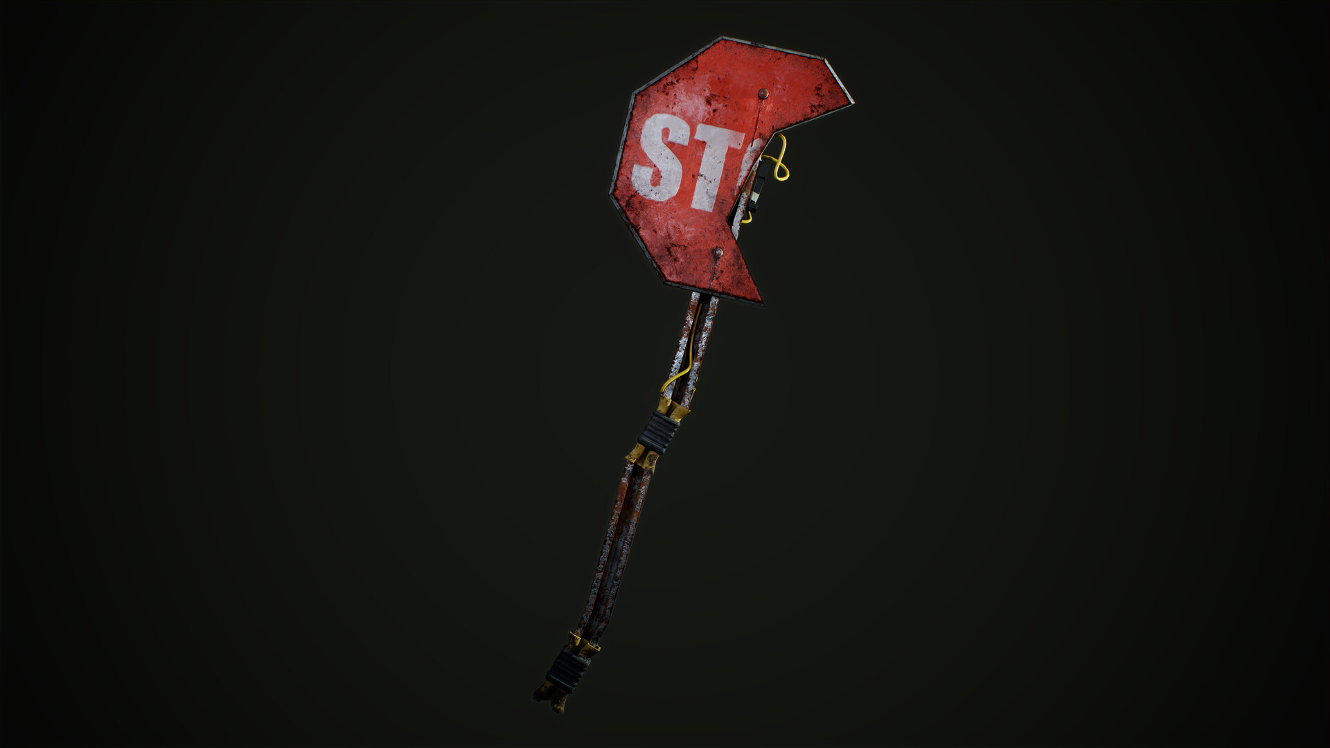 ArtStation - Stop Sign Axe