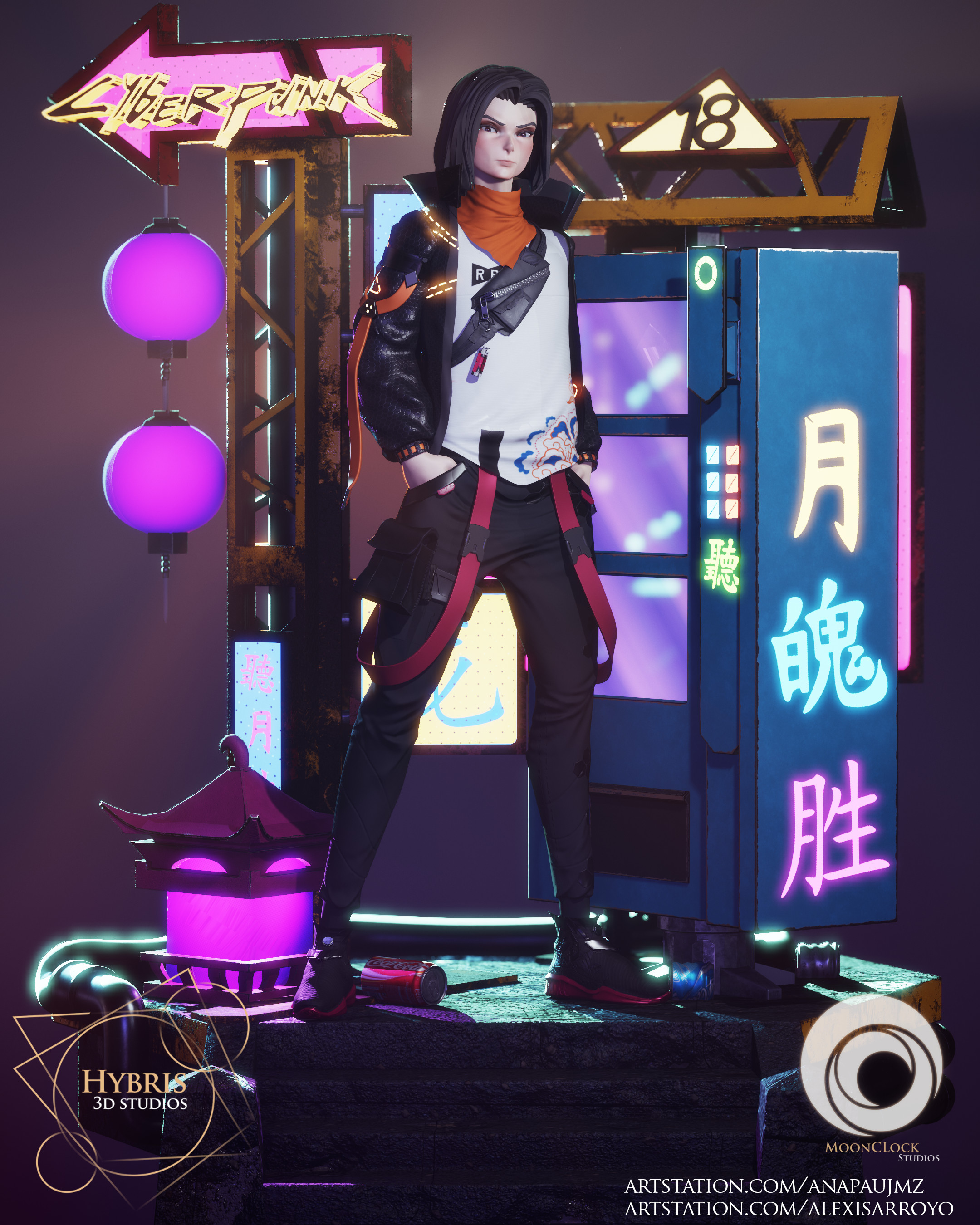 Ana Jiménez - Cyberpunk Android 18 & android 17 base