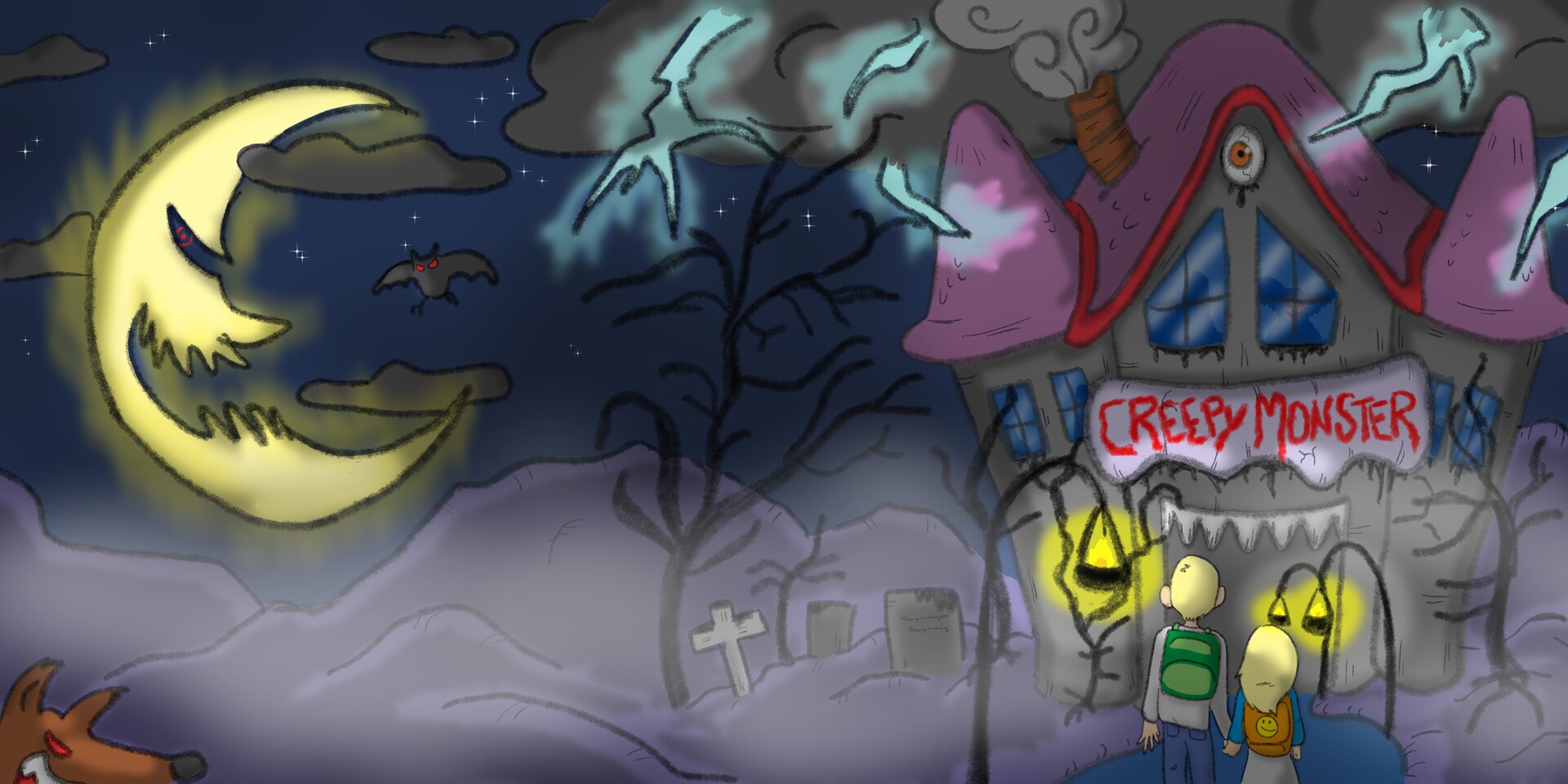 ArtStation - Proyecto cuento infantil, terrorífico