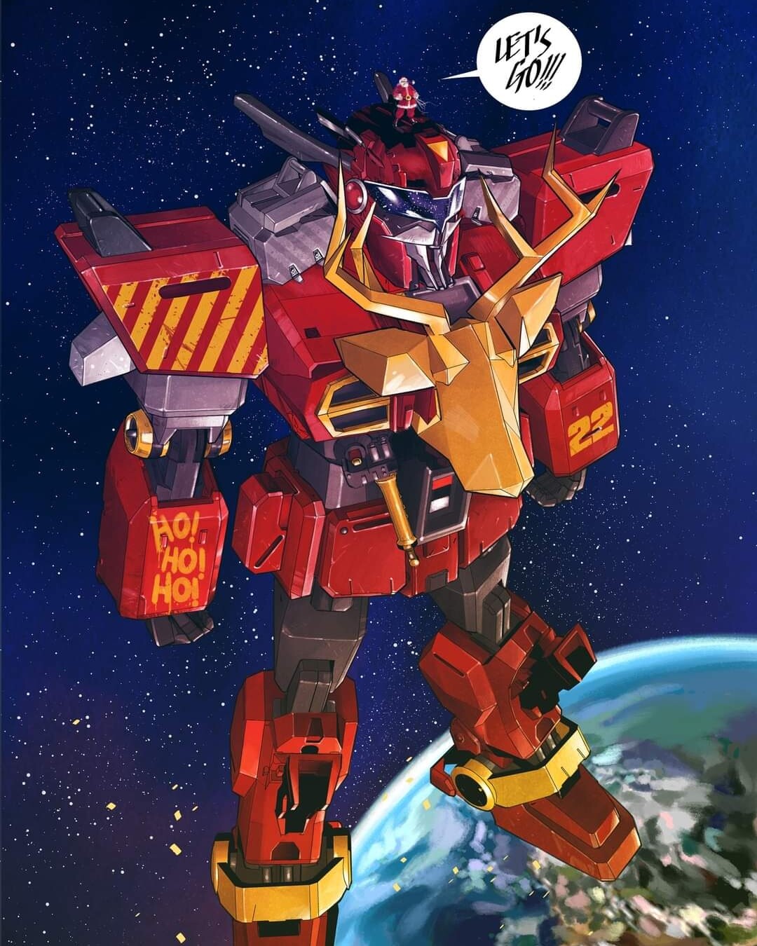 ArtStation - CHRISTMAS MECHA