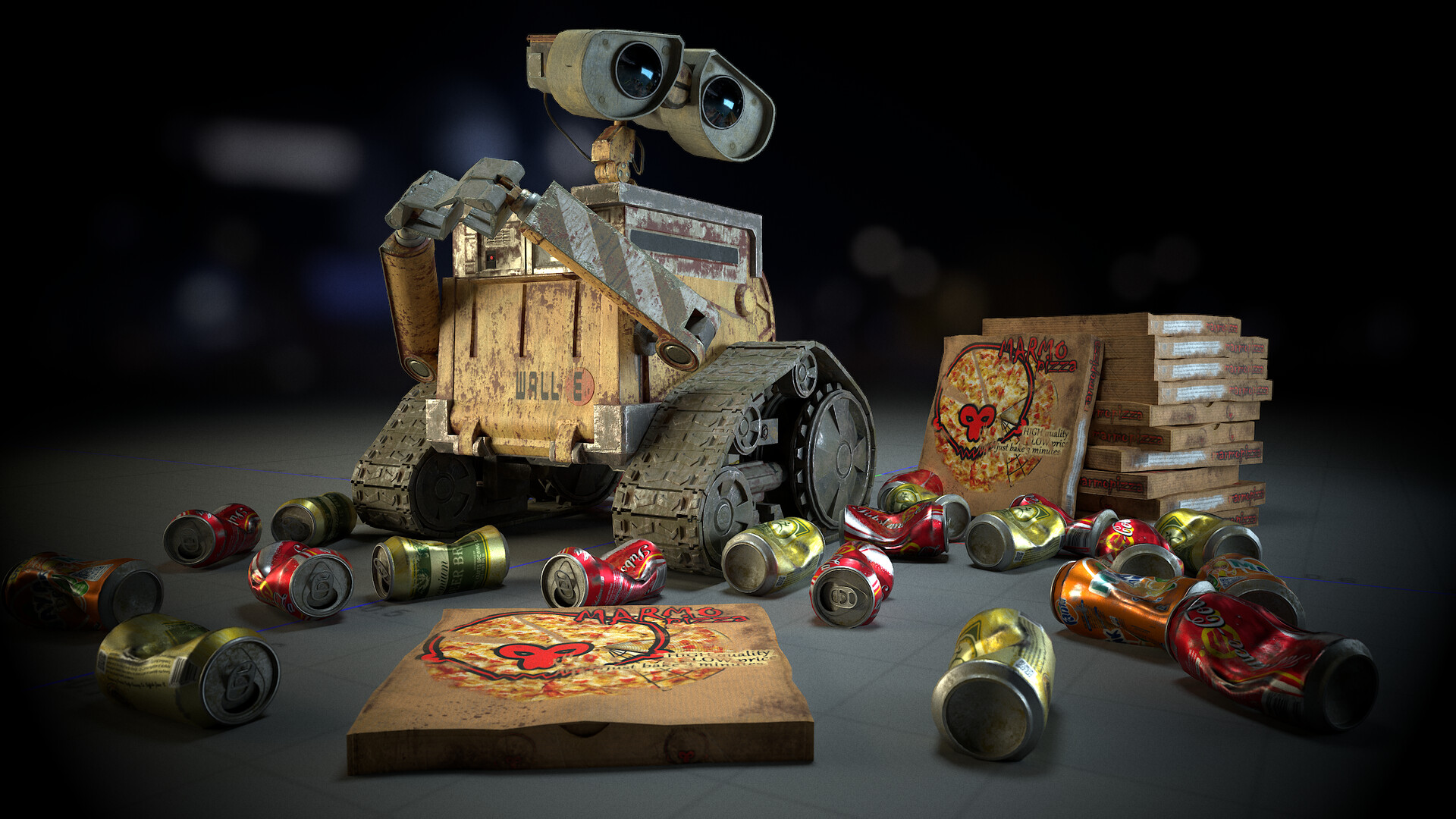 ArtStation - WALL-E (Waste Allocation Load Lifter, Earth-class)