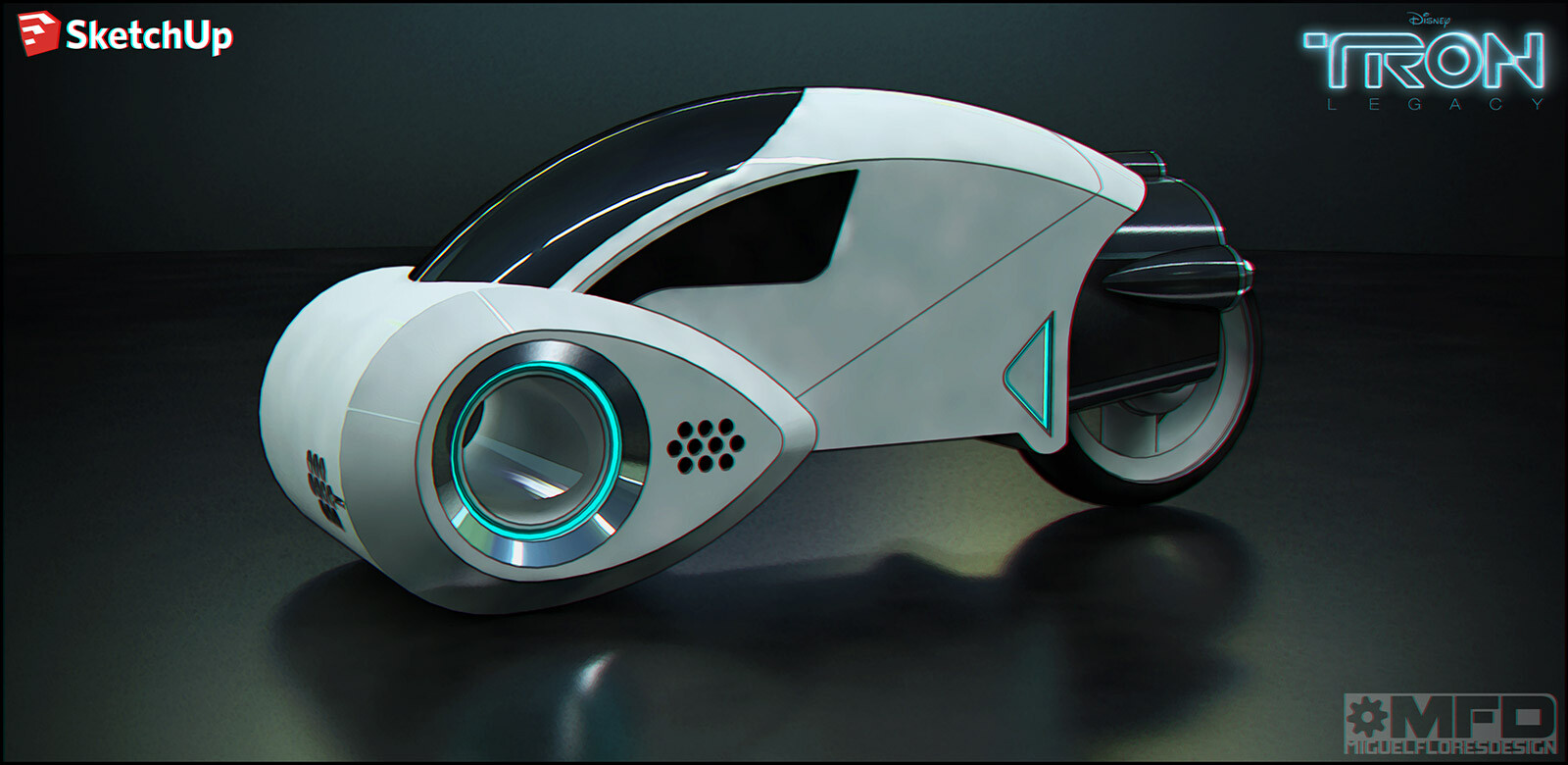 ArtStation - Tron Legacy lightcycle (2009)