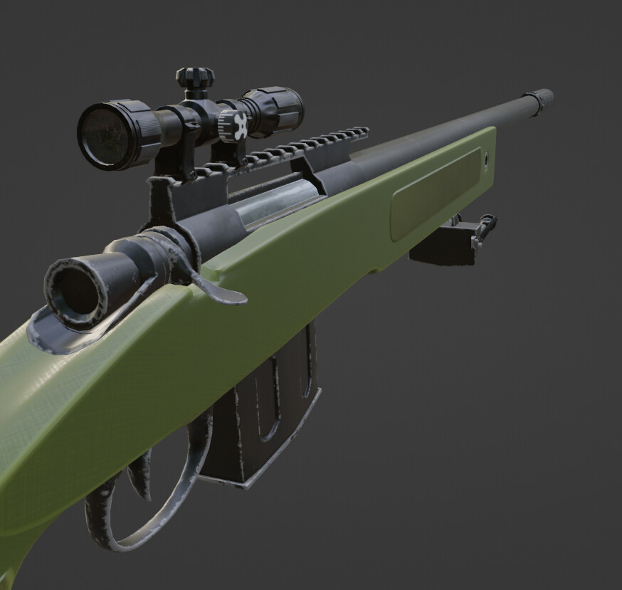 ArtStation - The M40A3 rifle