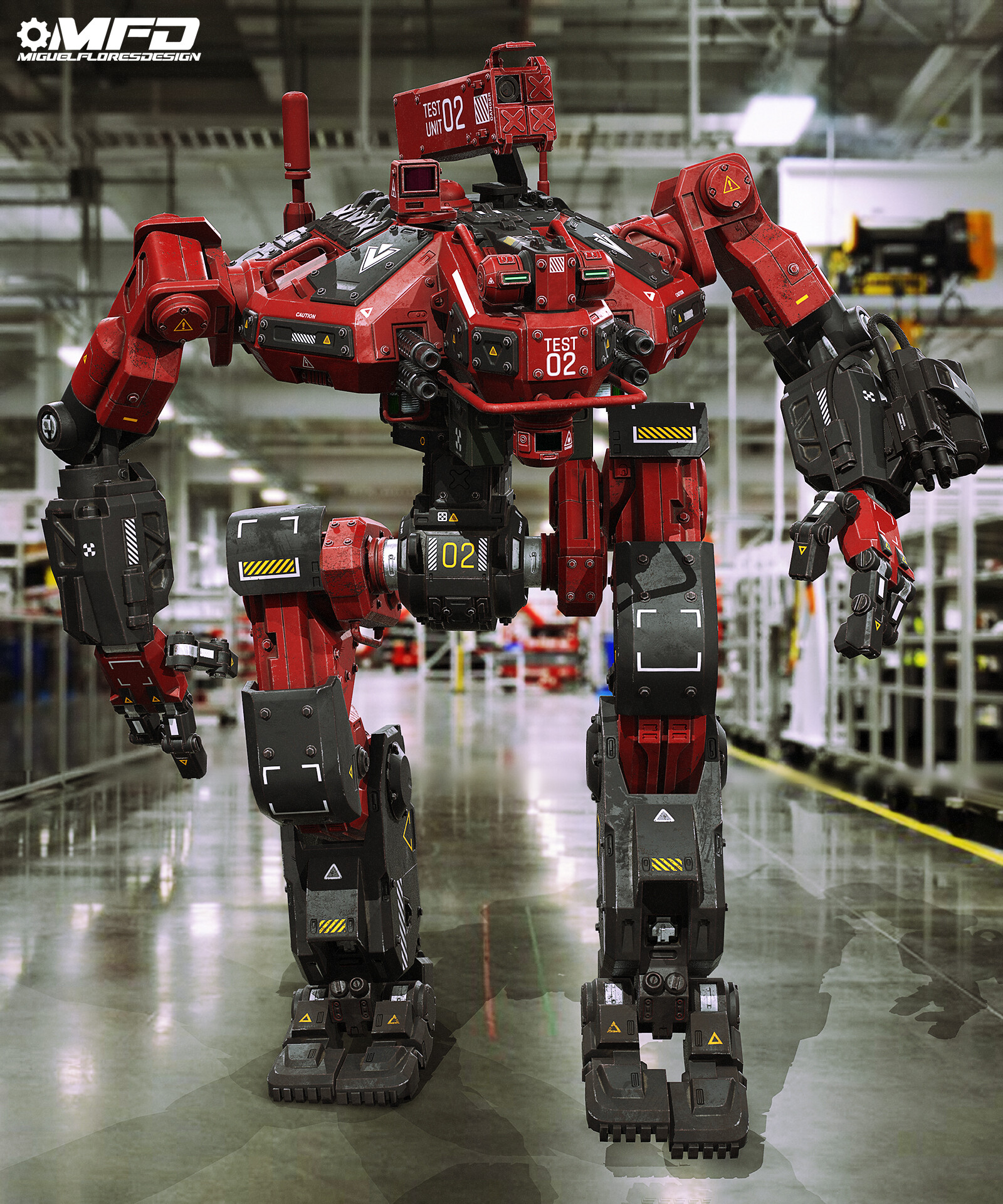 Miguel Angel Flores Moreno - Sentinel Robot