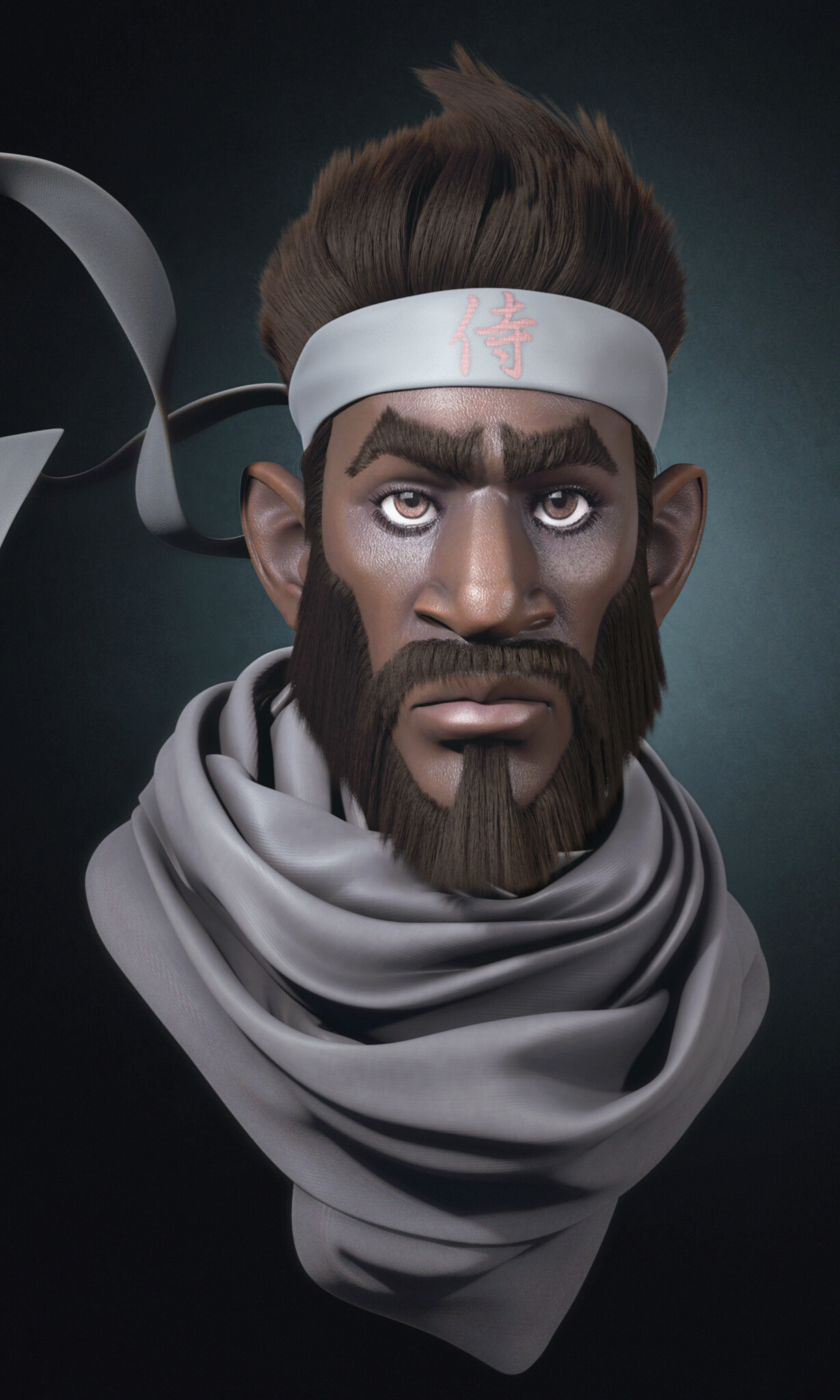 ArtStation - Ninja portrait
