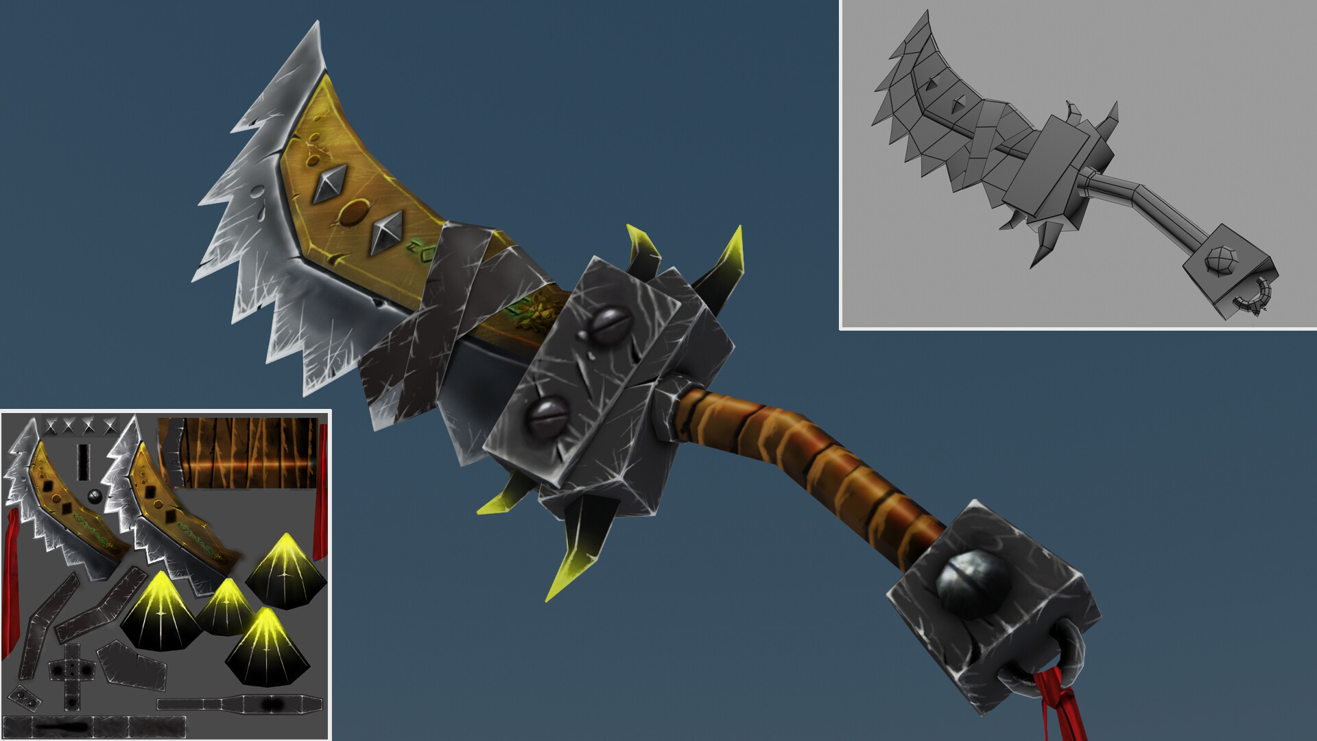 ArtStation - Game Ready Low Poly Sword