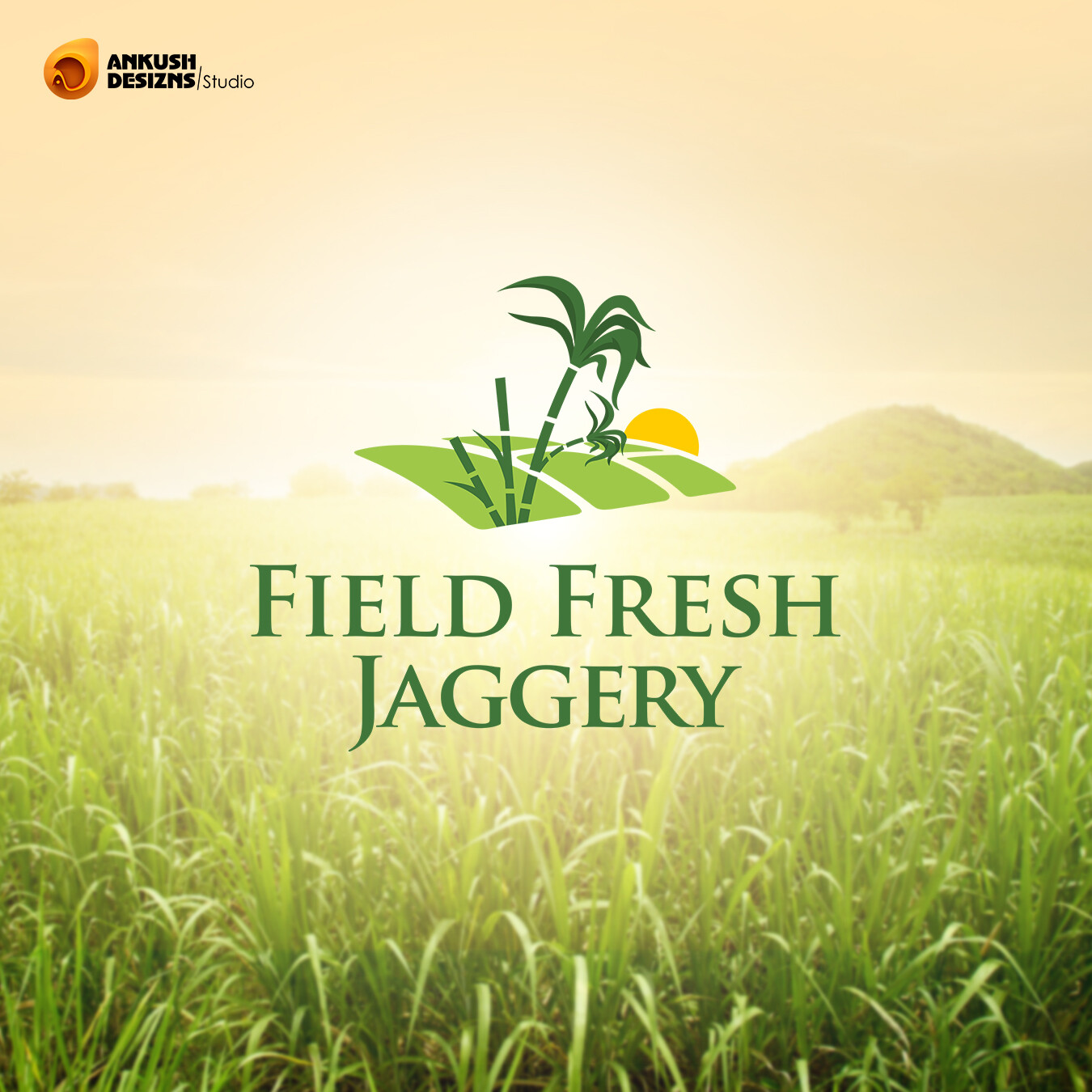 ArtStation - Field Fresh Jaggery Logo