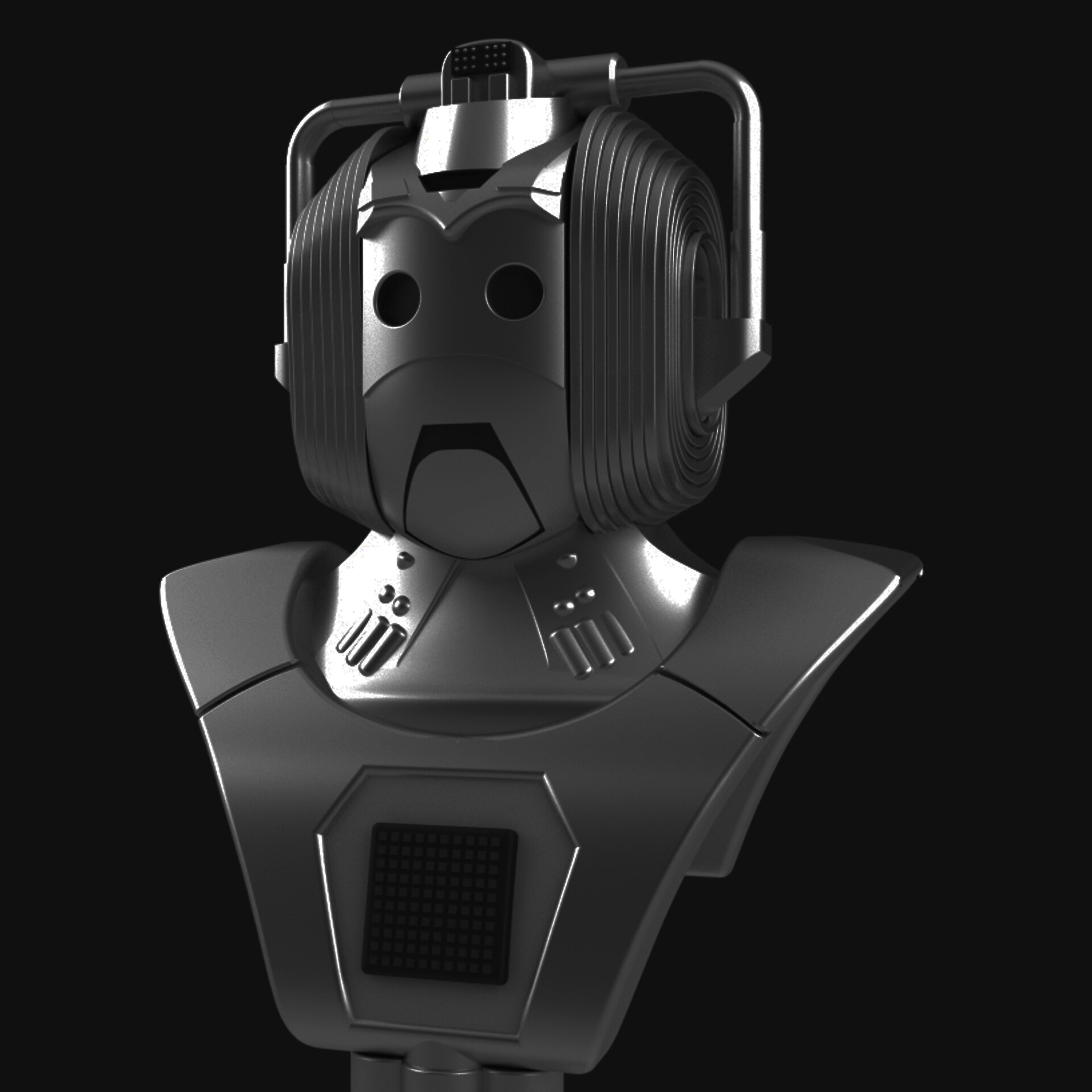ArtStation - Earthshock Cyberman head