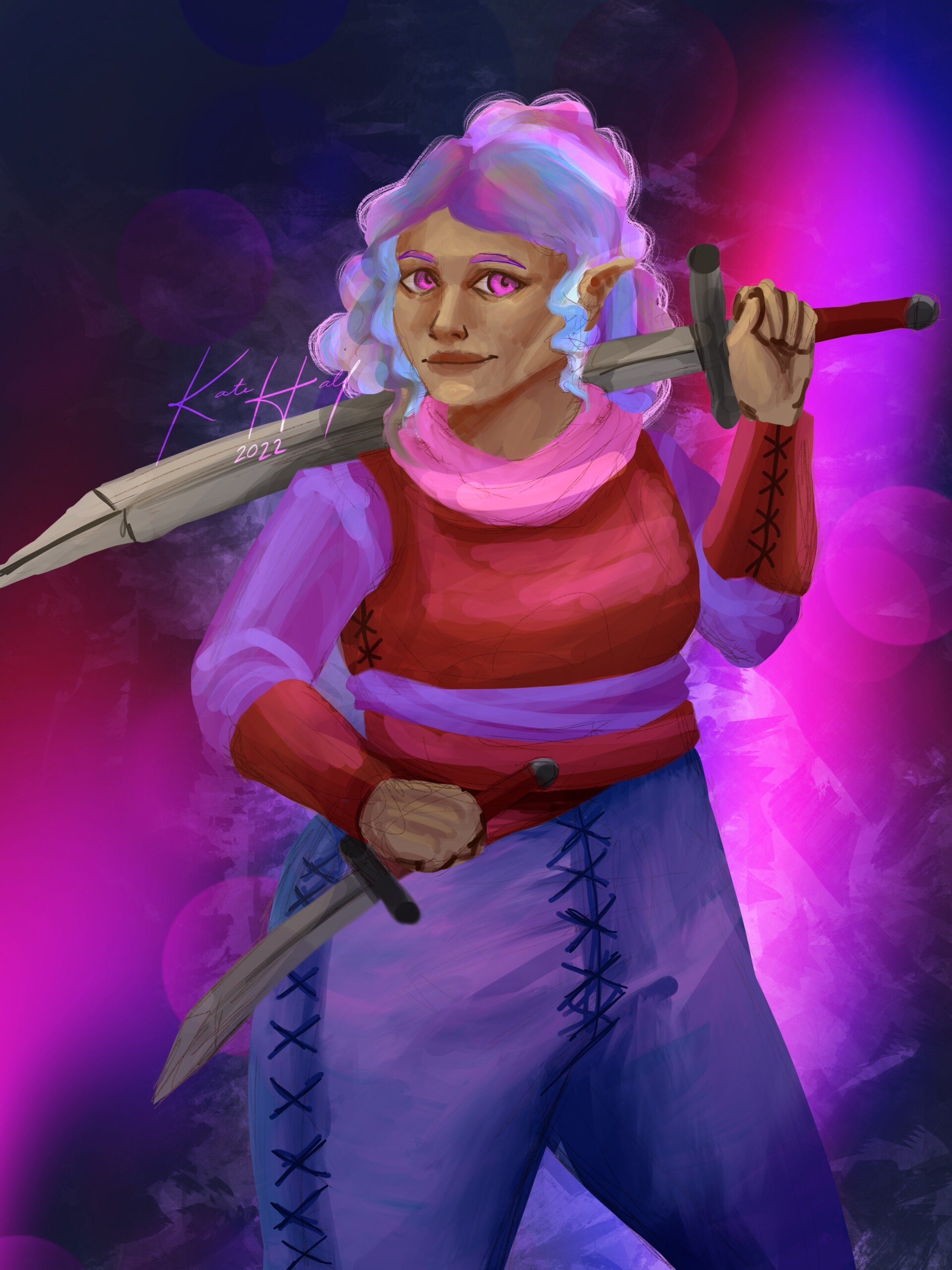 ArtStation - Nelaya - Halfling Monk