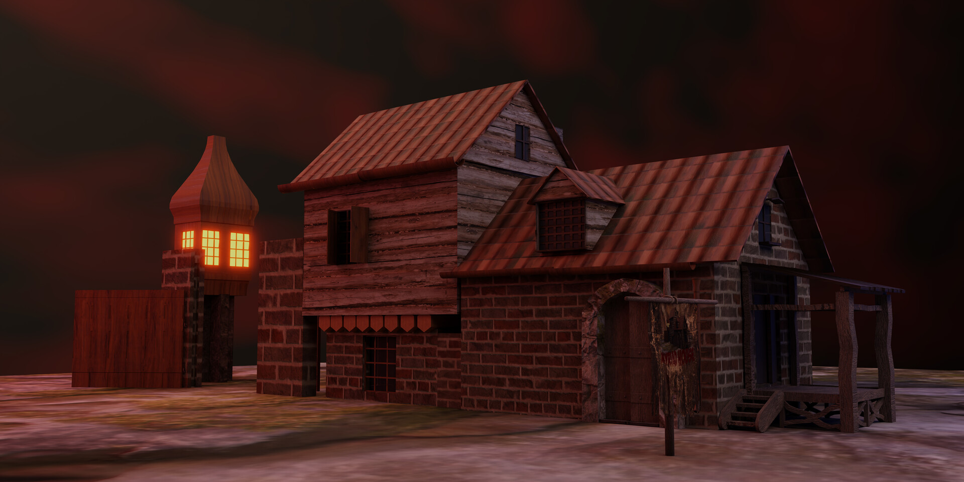 Rakesh vfx - 3D Traditional House