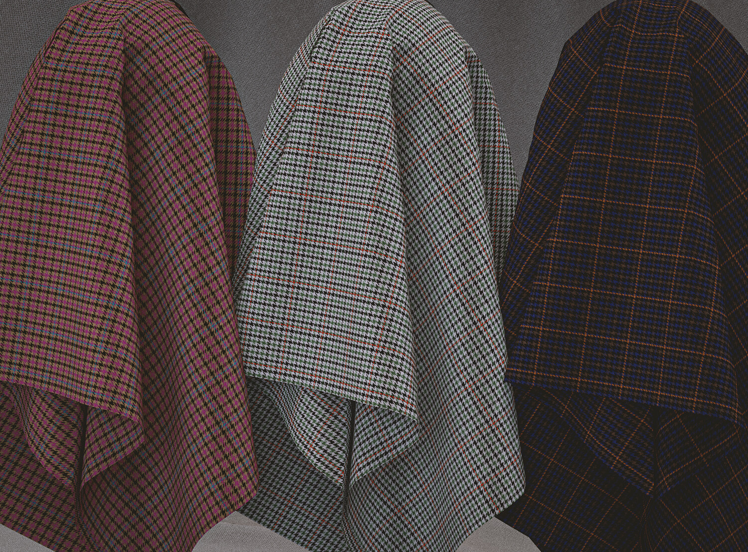 ArtStation - Wool twill check texture