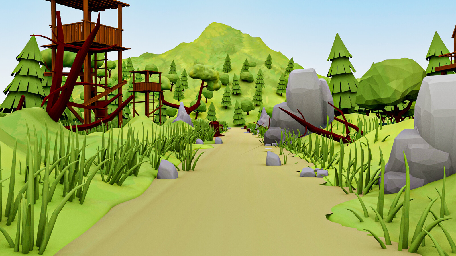 CHARAN - Low Poly Forest