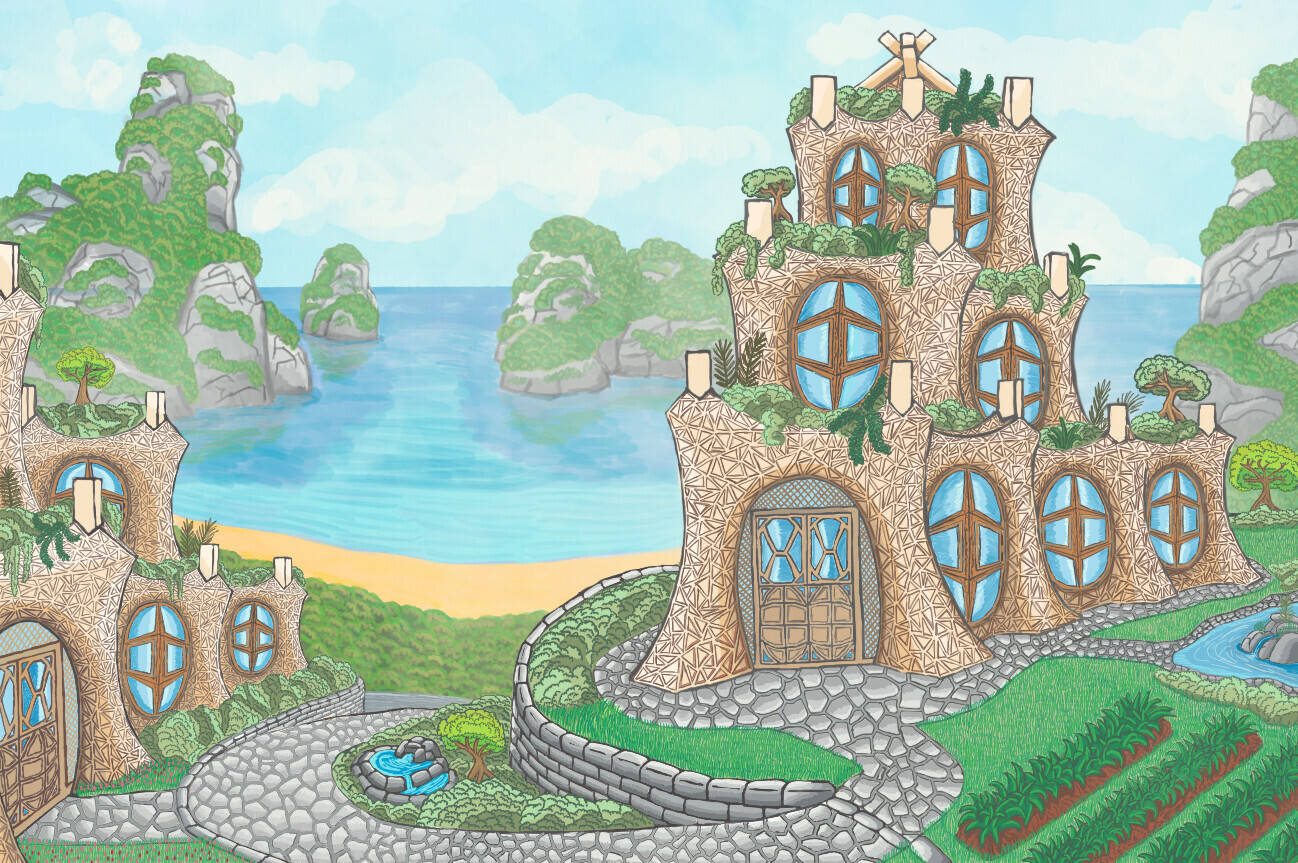 ArtStation - Fantasy house concept