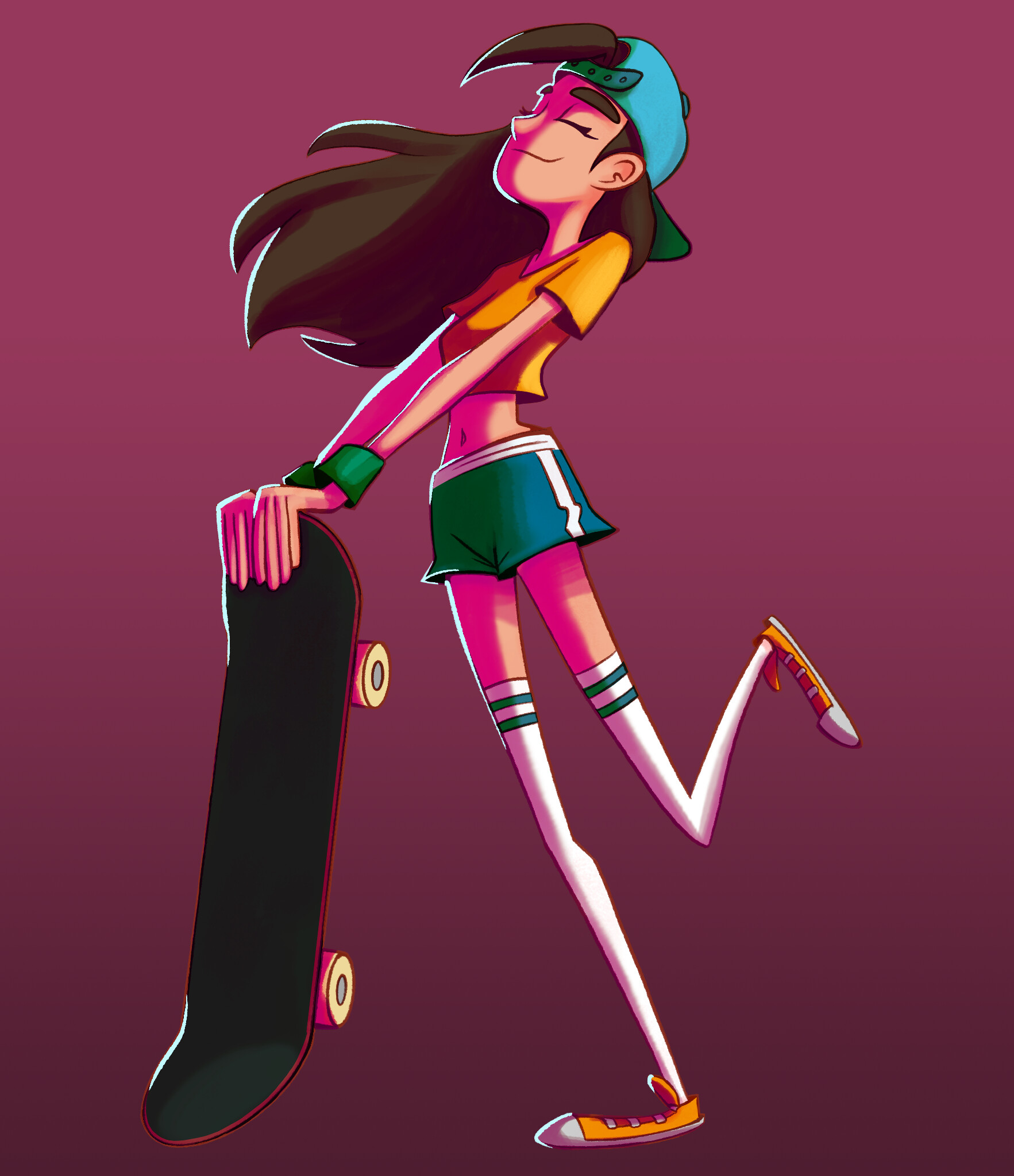 ArtStation - Skater Girl