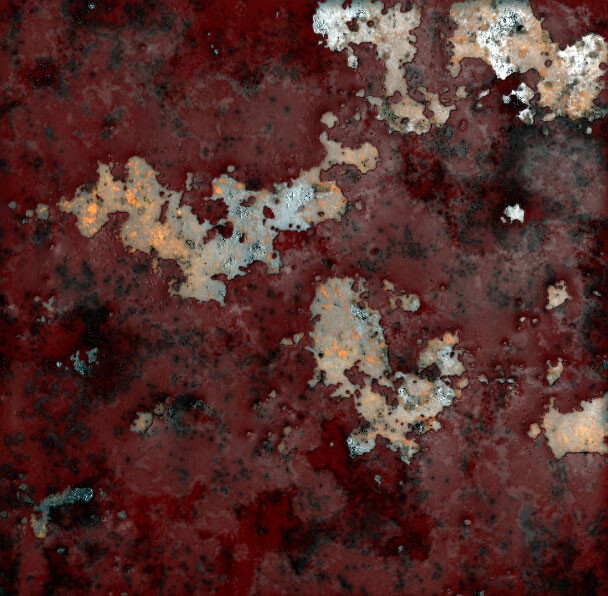 PBR Textures Free Download - Metal iron peeled 3D texture PBR High ...