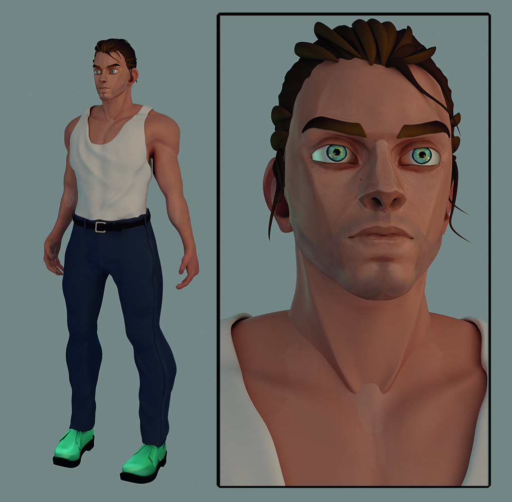 ArtStation - Character model (3d)