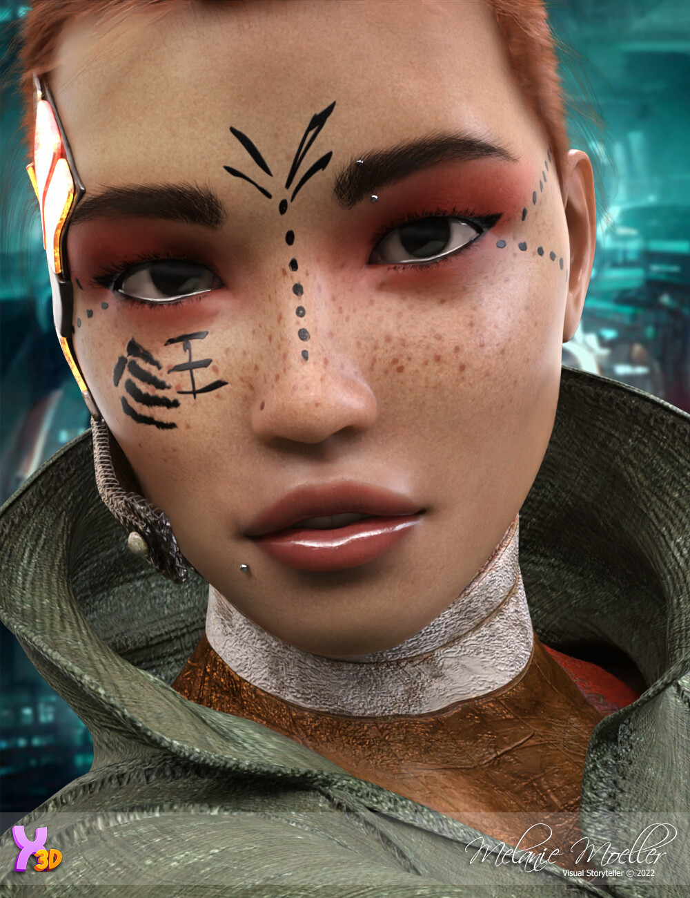 ArtStation - CJ Reyanna For G8F by Colm_Jackson