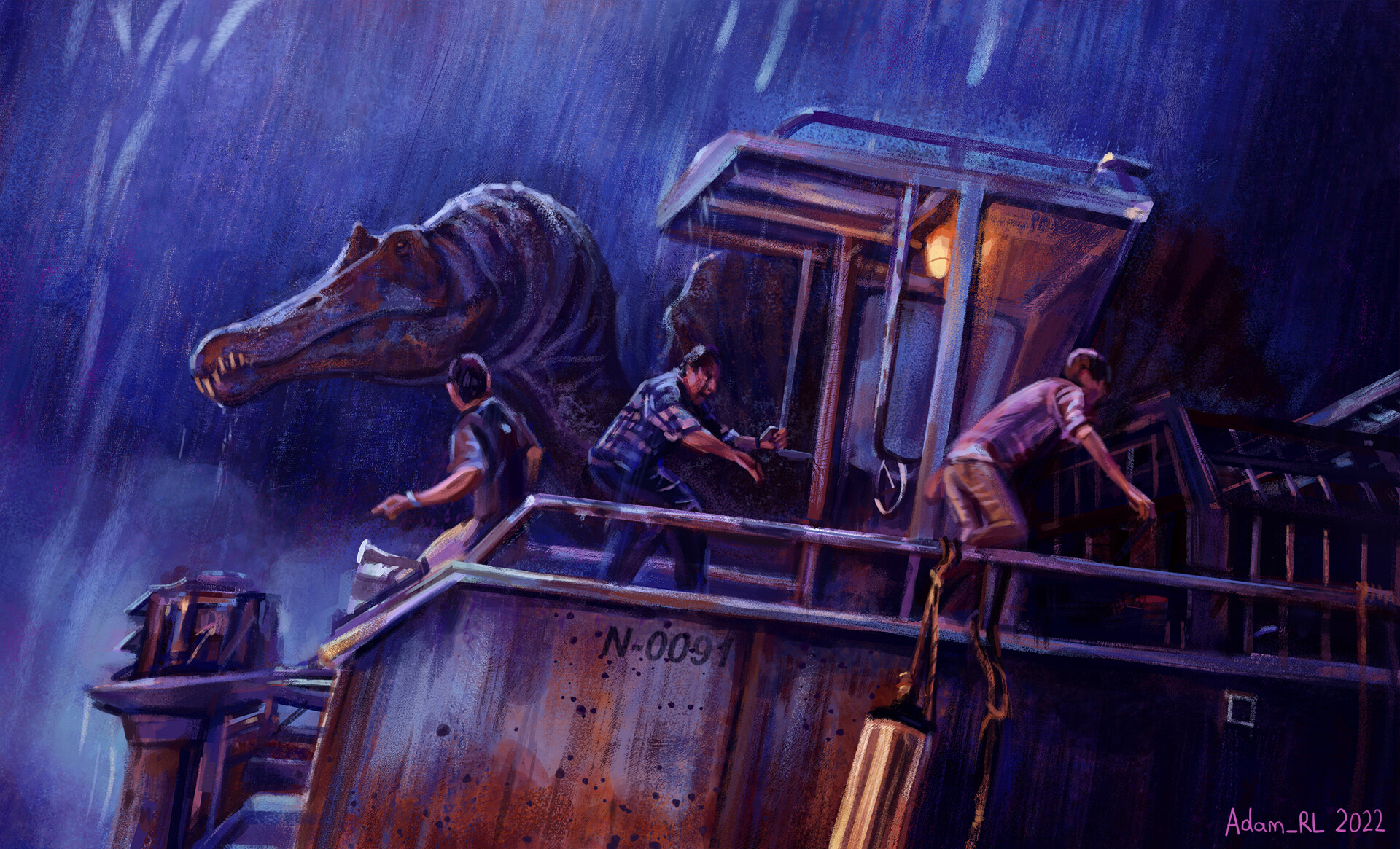 Jurassic Park 3 Concept Art