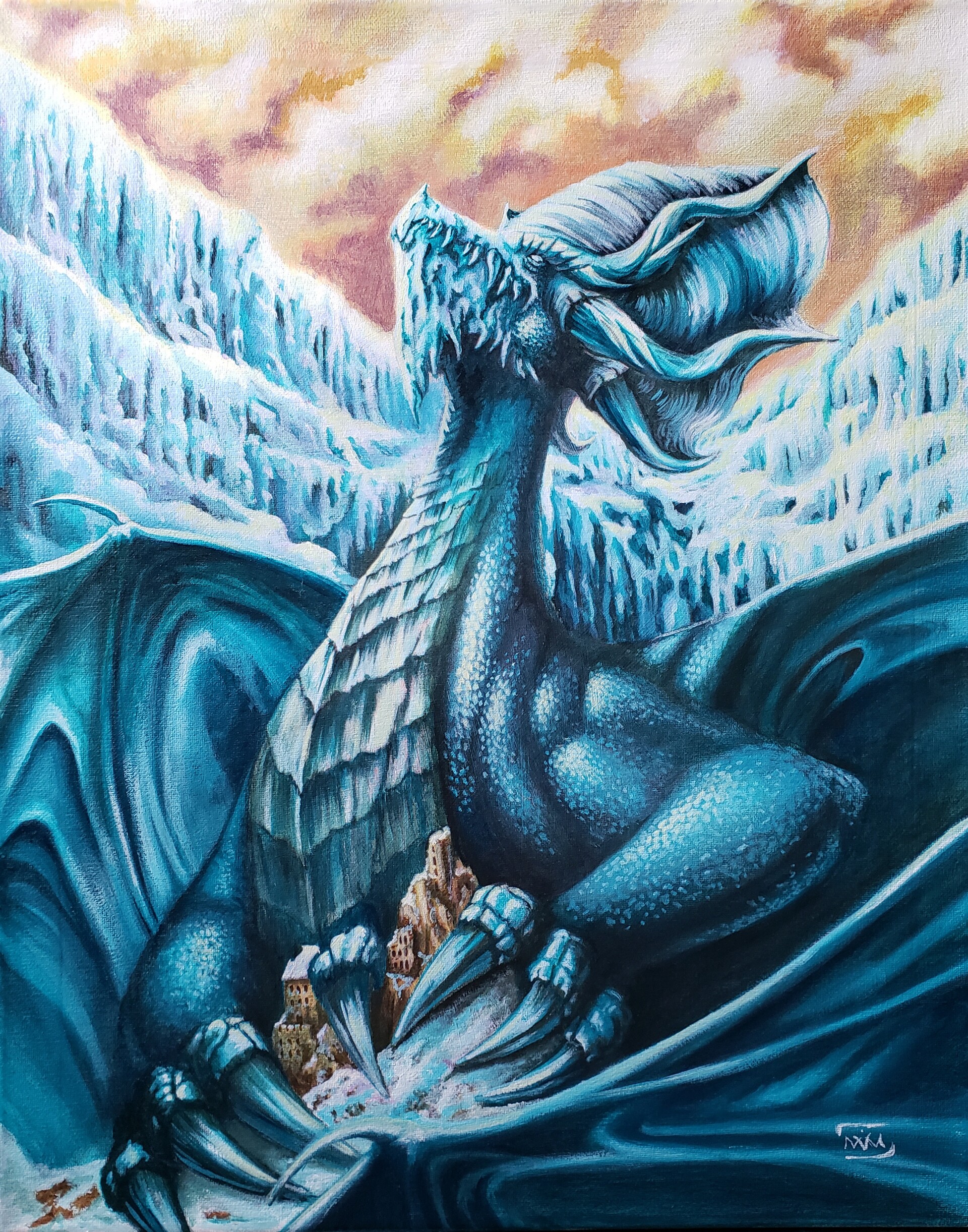 ArtStation - Ancient Ice Wyrm