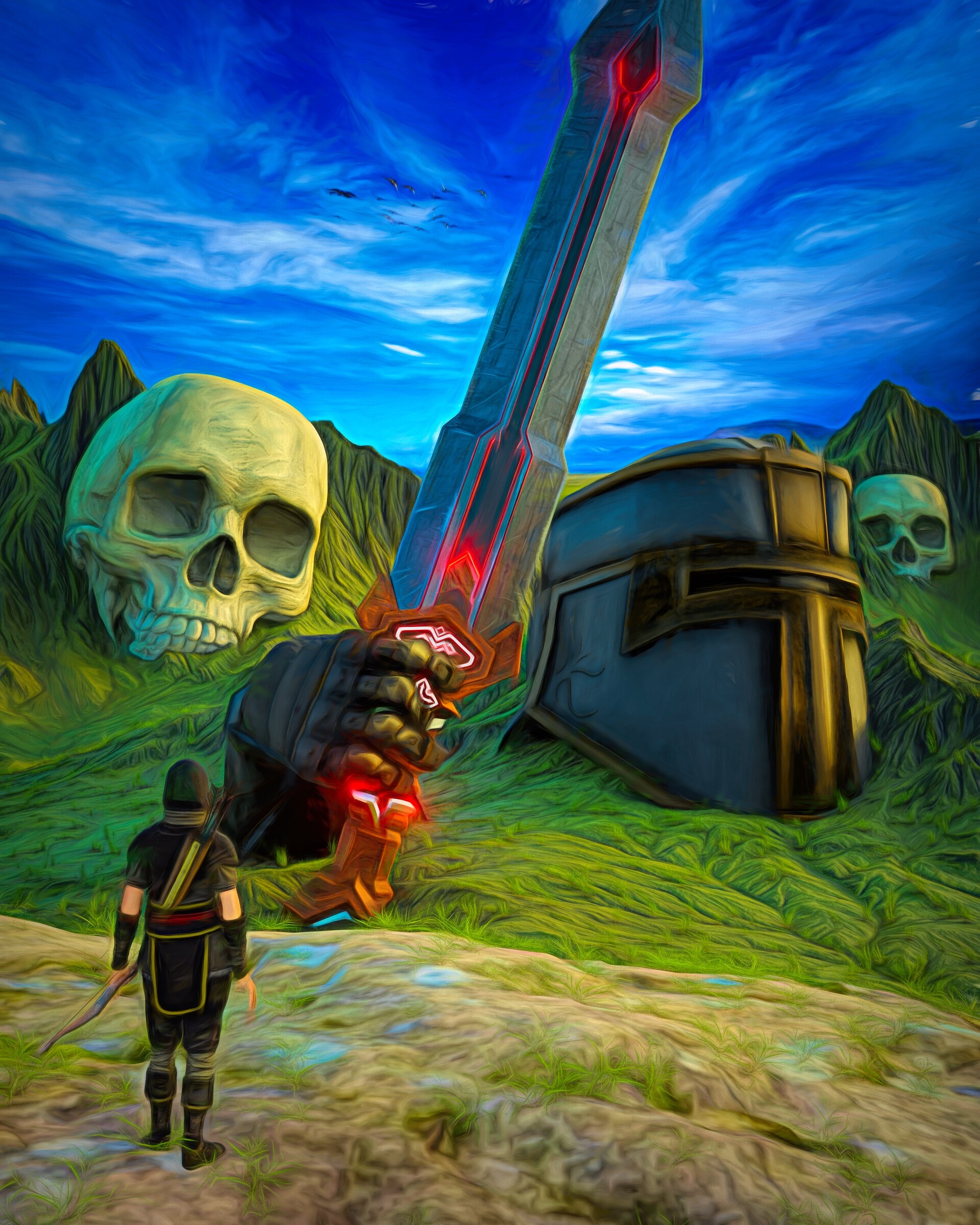 ArtStation - Fallen giants