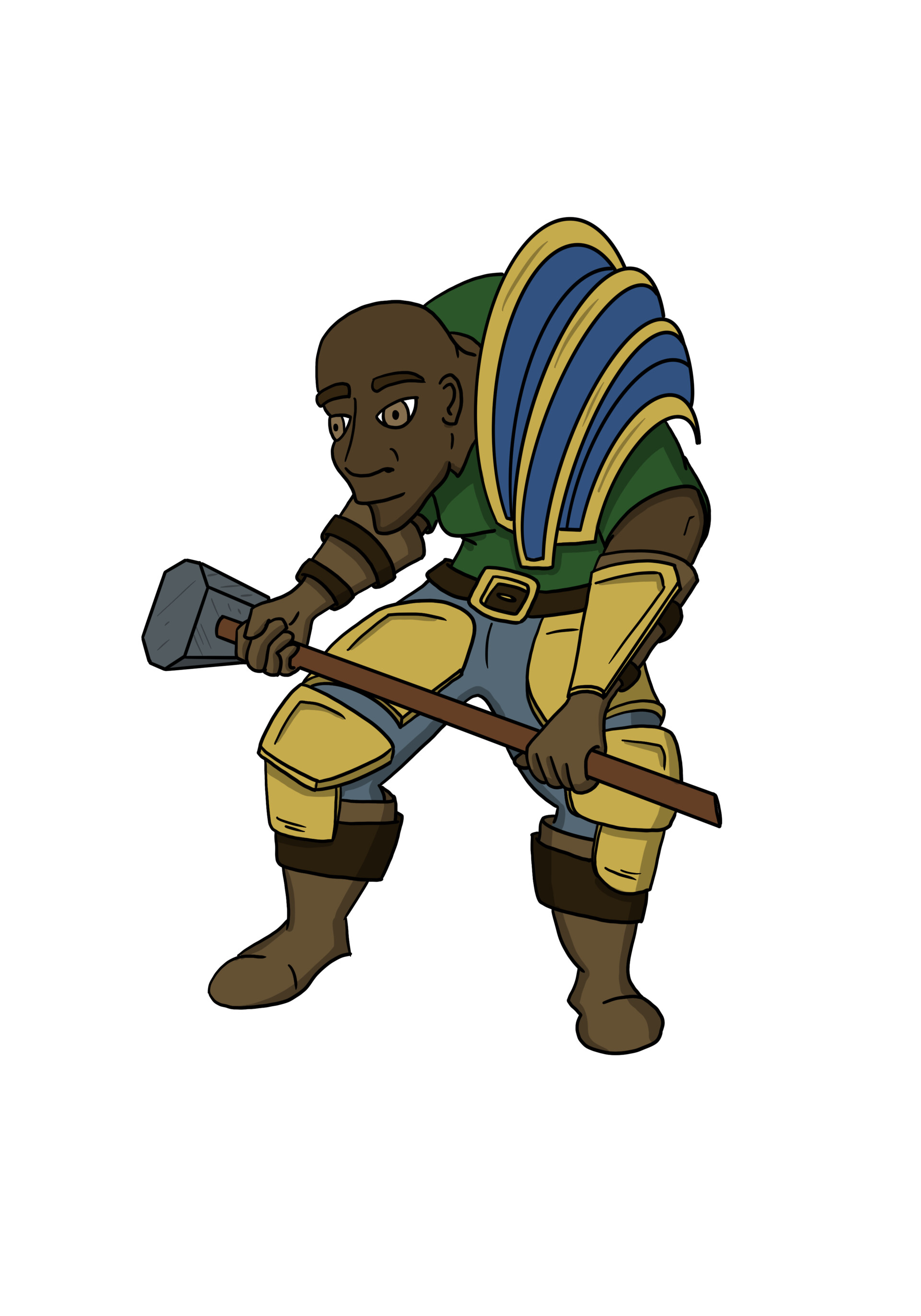 ArtStation - Hunchback warrior