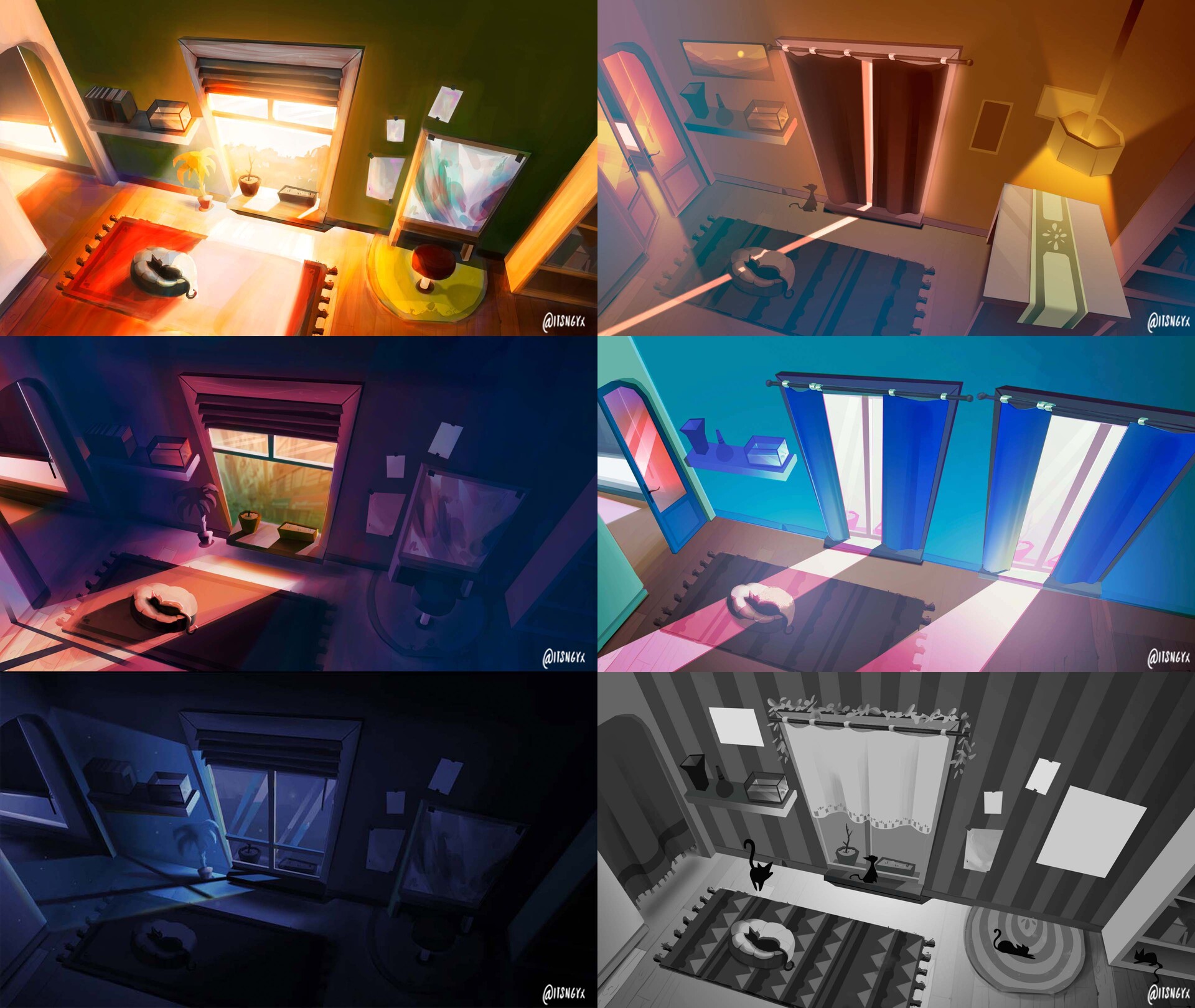 ArtStation - Color Keys - Thumbnails
