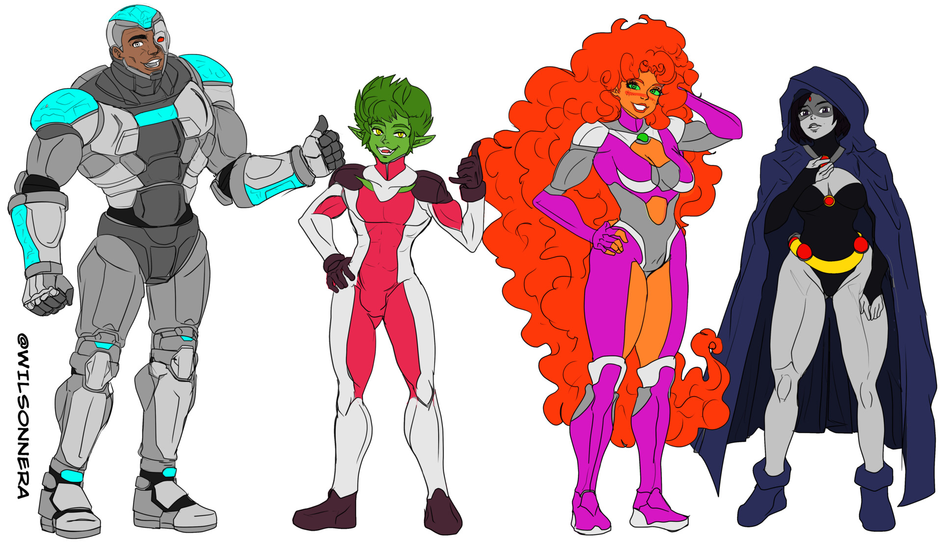 ArtStation - Teen Titans