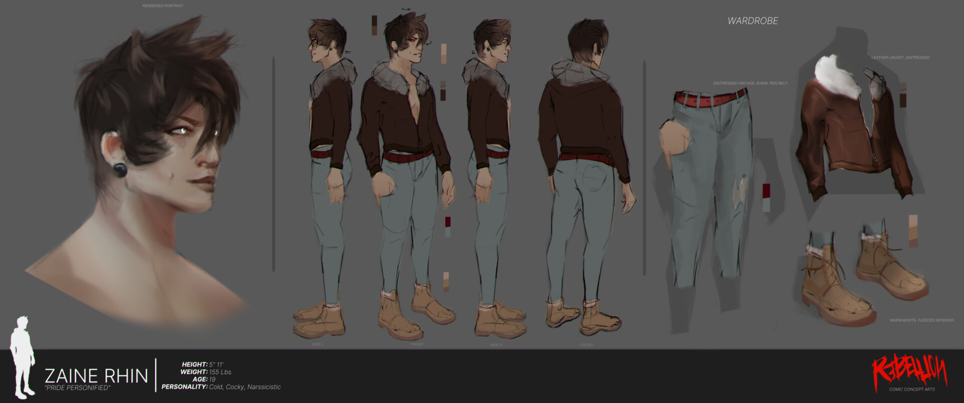 ArtStation - Zaine Rhin | Pride Personified