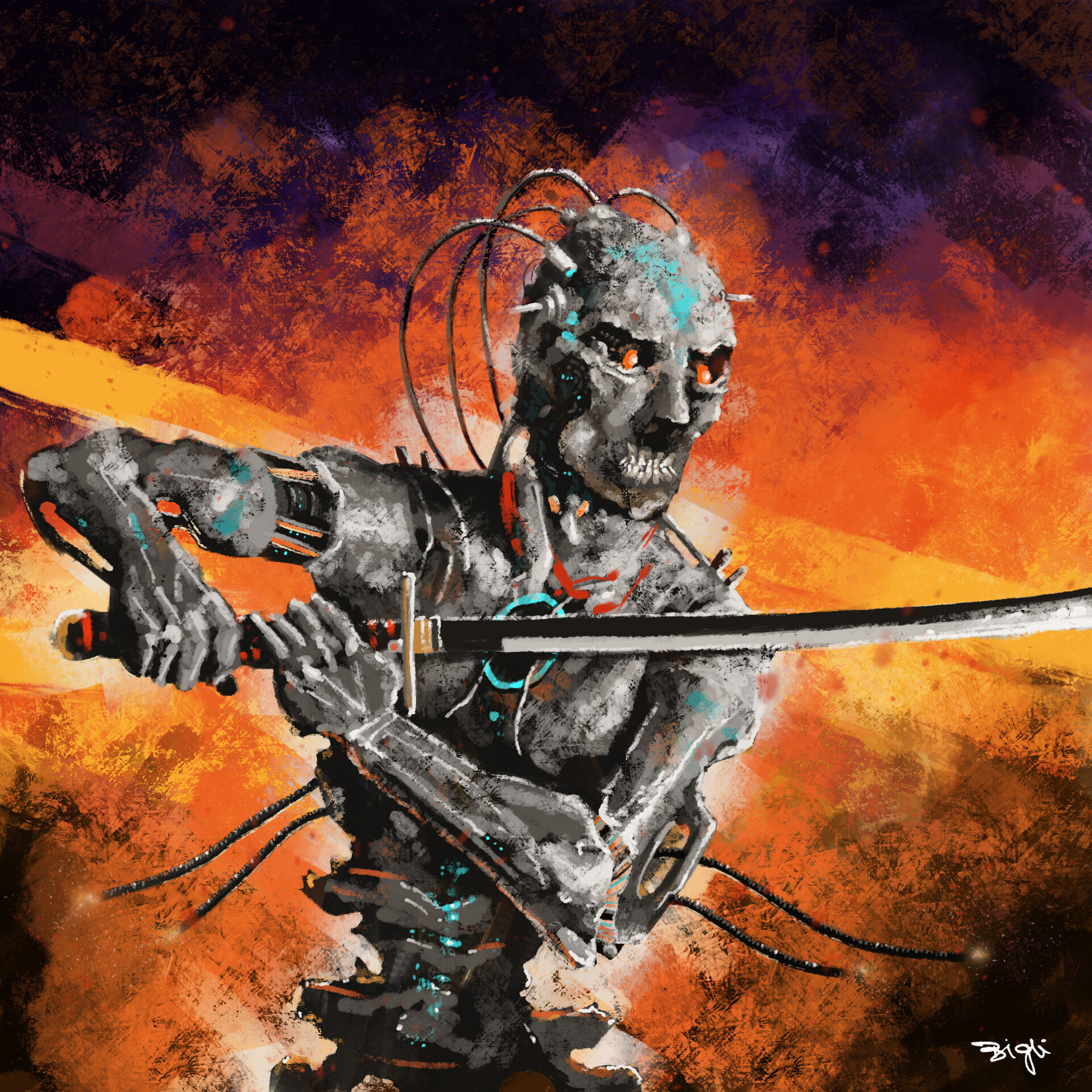 ArtStation - Cyber zombie