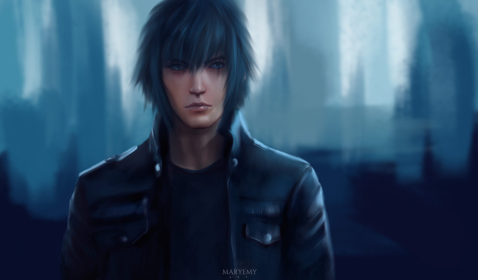 ArtStation - Digital portrait “Noctis Lucis Caelum”