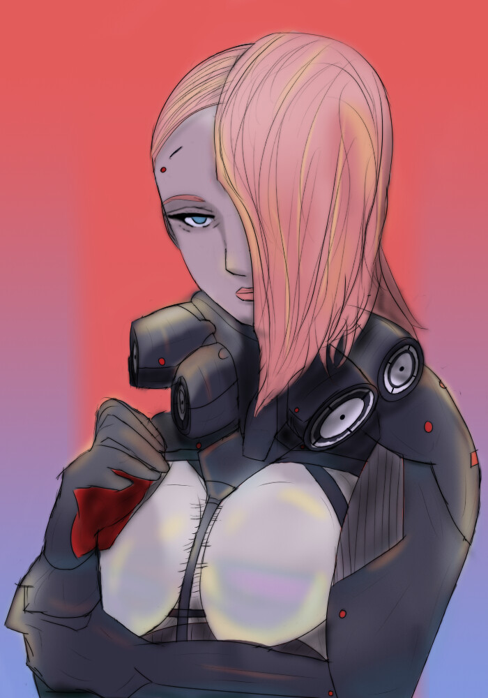 ArtStation - Mistral Metal gear Rising