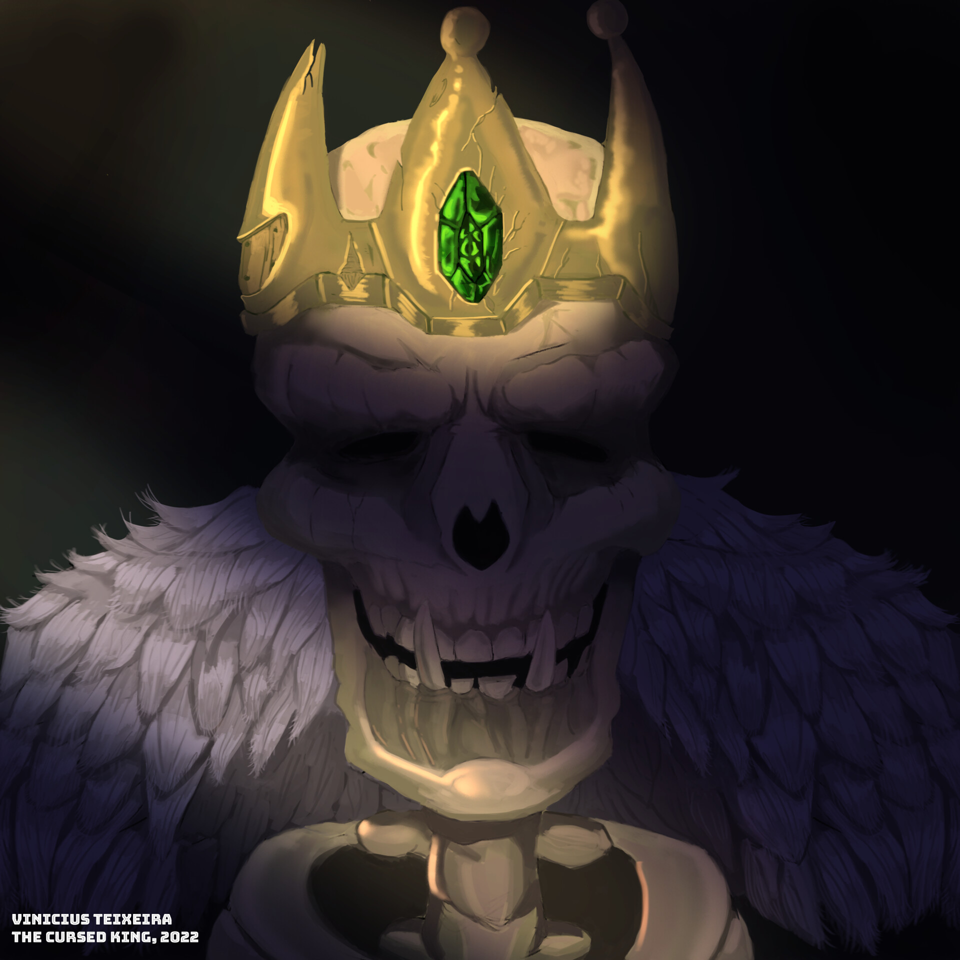 ArtStation - The Cursed King
