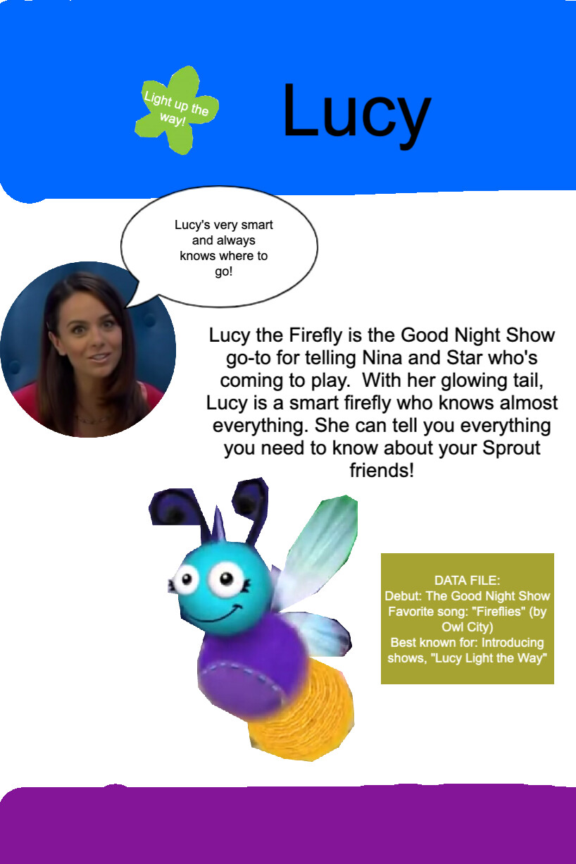 ArtStation - Sprout Character Encyclopedia - Lucy