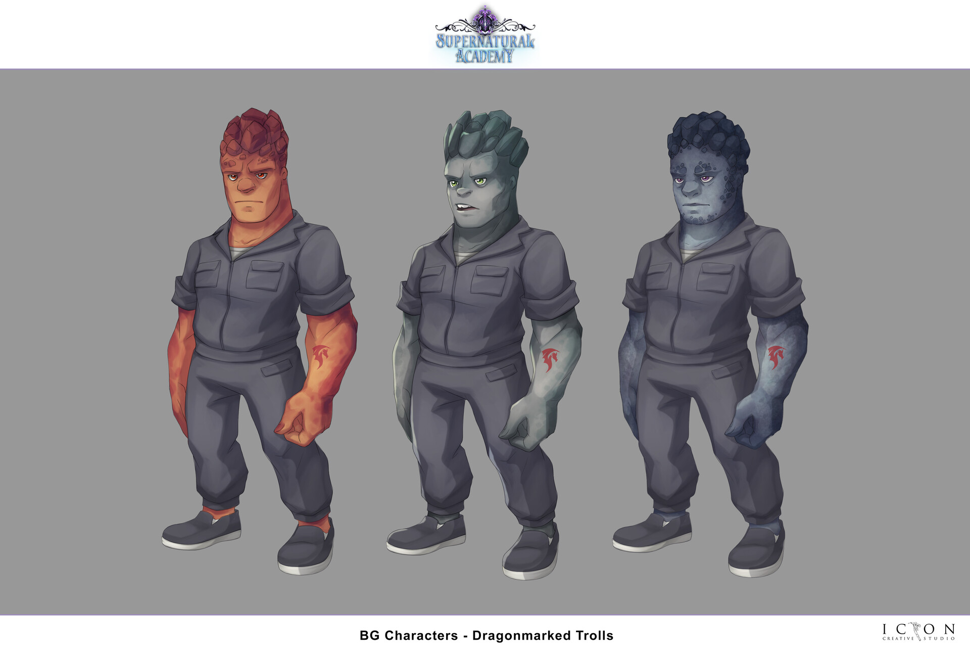 Laura Ambrosiano - Supernatural Academy - Character Design Work