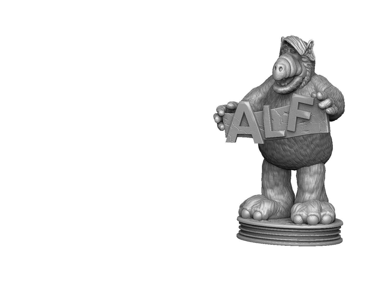 Юрий Матвеев - Alf.STL 3d printable