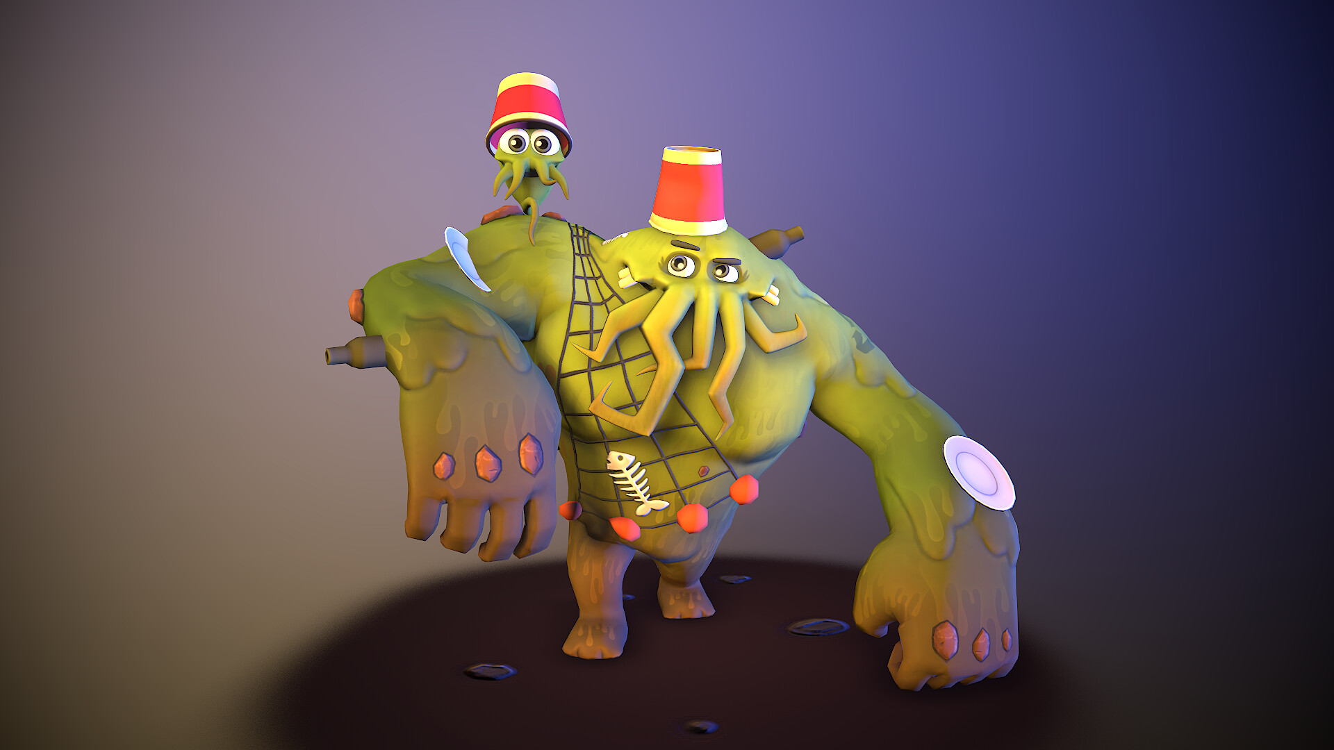 ArtStation - Mud Monsters