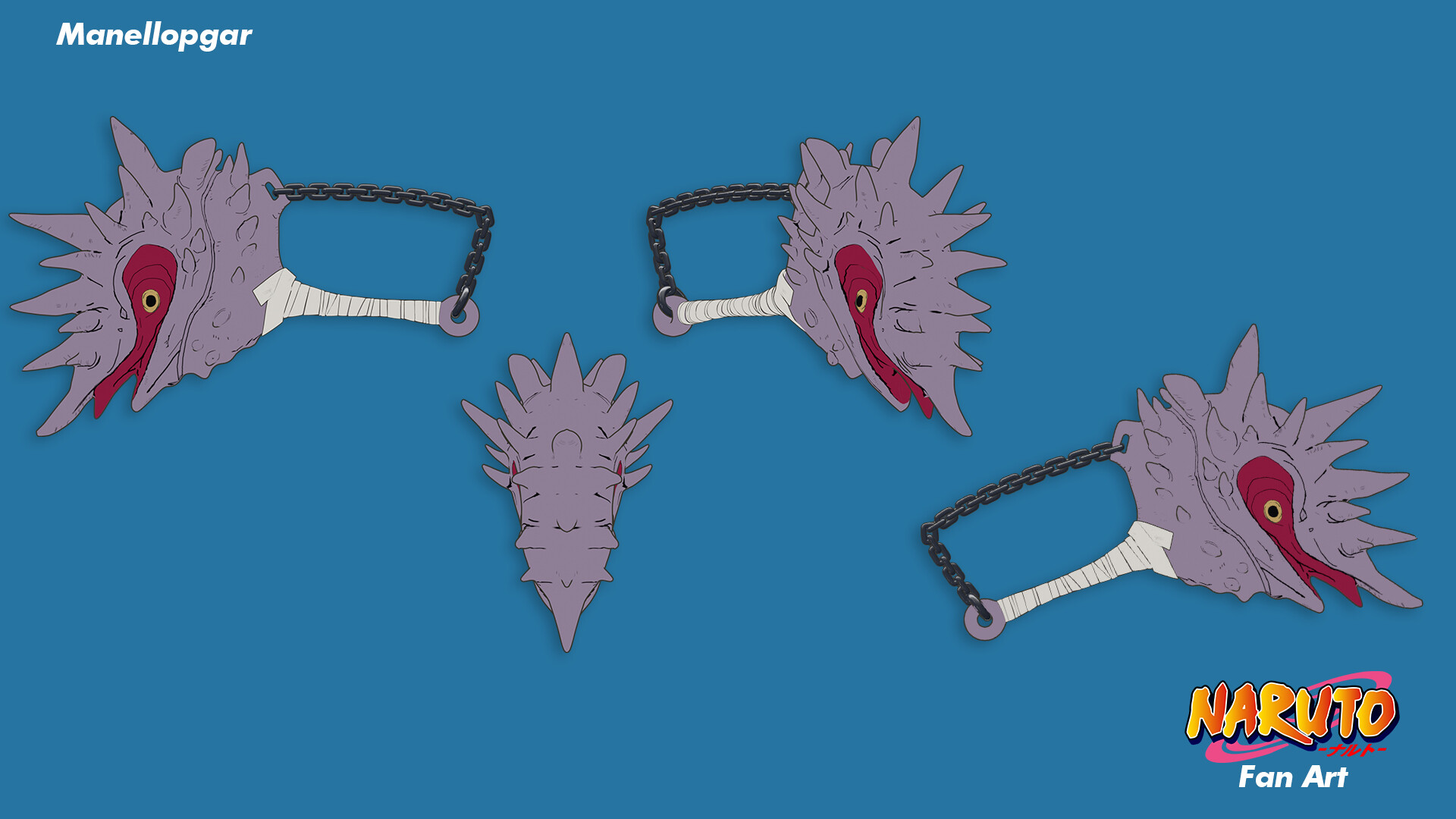 Manellopgar [Manuel López] - Conch Shell Mace Fan Art