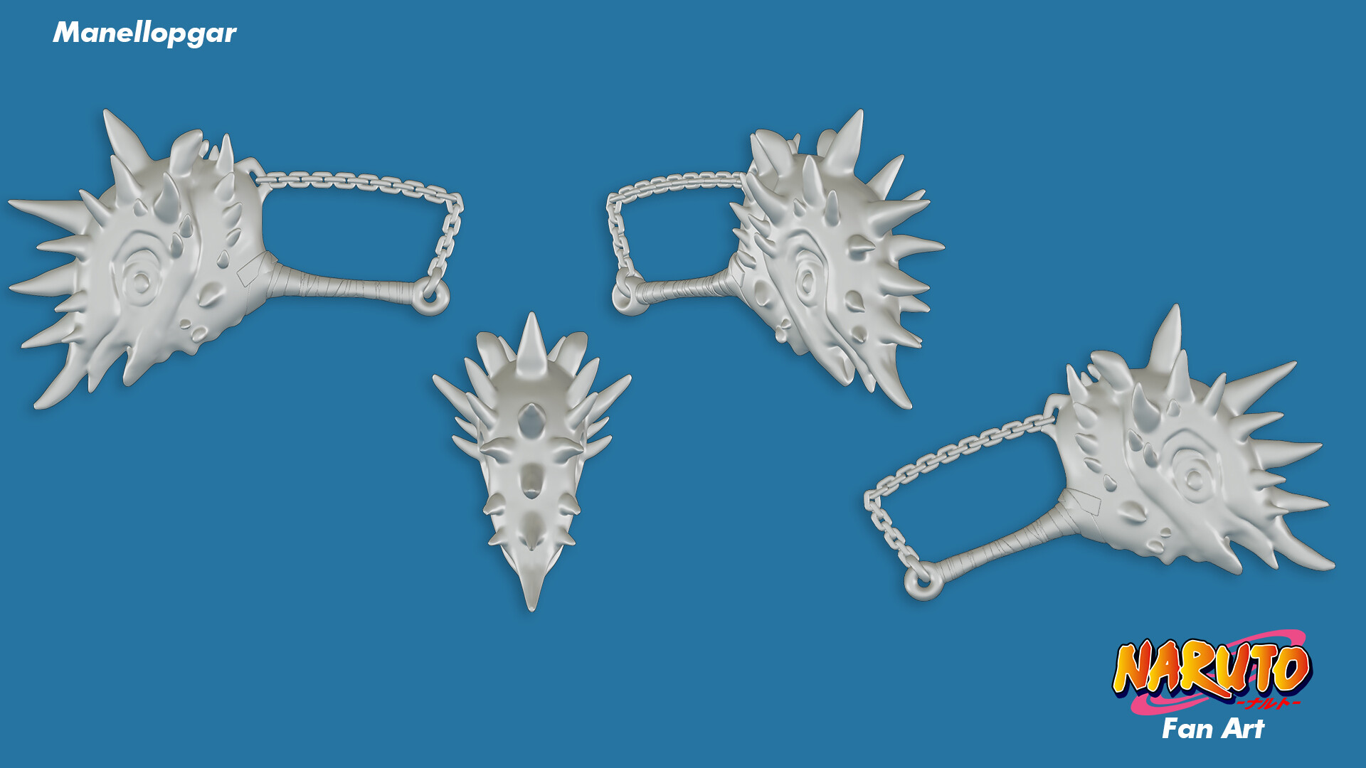 Manellopgar [Manuel López] - Conch Shell Mace Fan Art