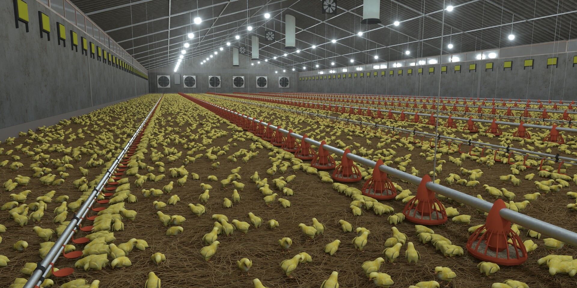 ArtStation - Livestock house with chicks