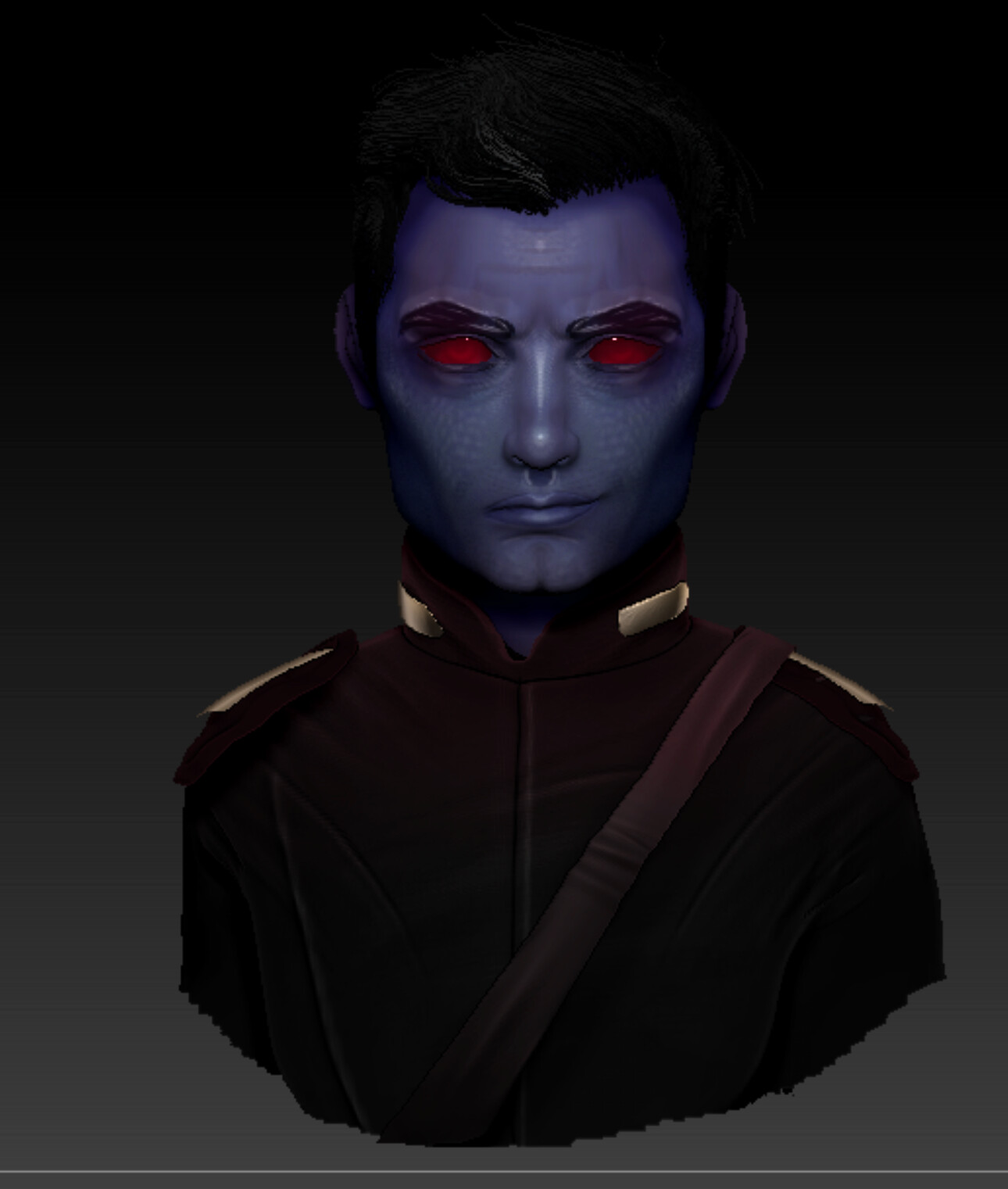 ArtStation - Stylized Thrawn (Star Wars Fan Art)