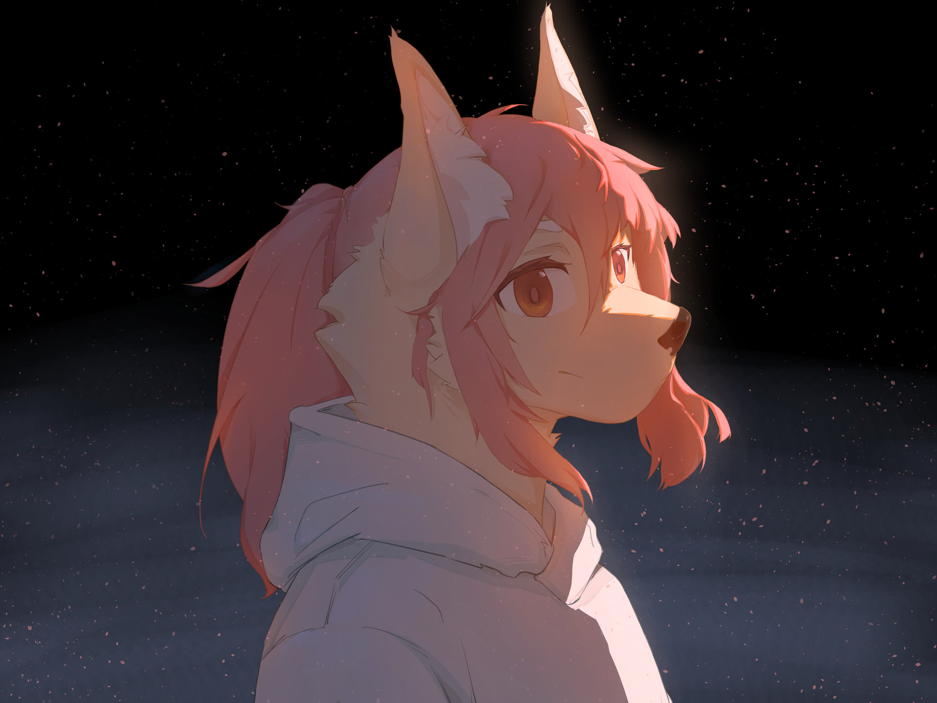ArtStation - Pink hair Dog