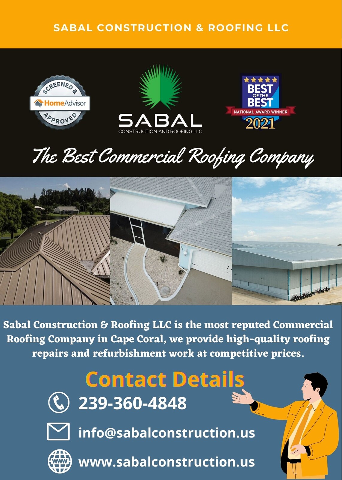 Sabal Construction - The Best Commercial Roofing Company In Cape Coral