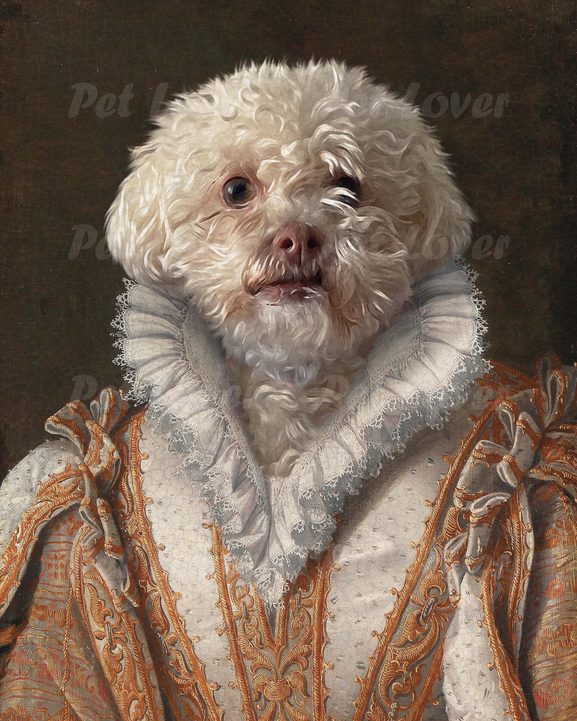 ArtStation - Princess pet dog portrait template