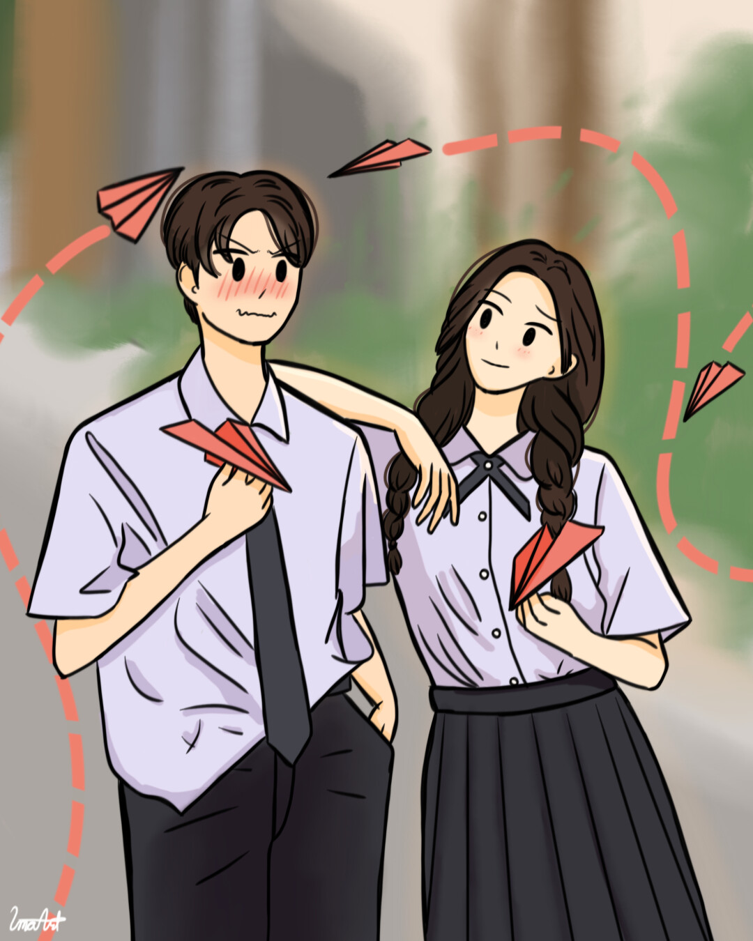 ArtStation - Paper plane♥️