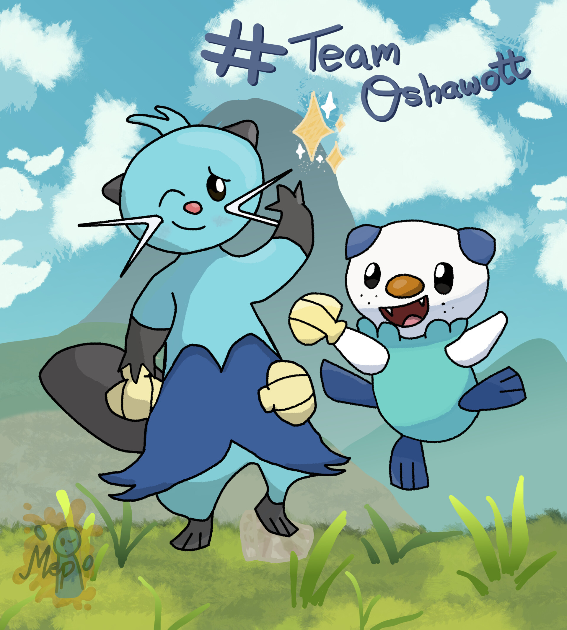 ArtStation - Oshawatt and Dewott need more love!