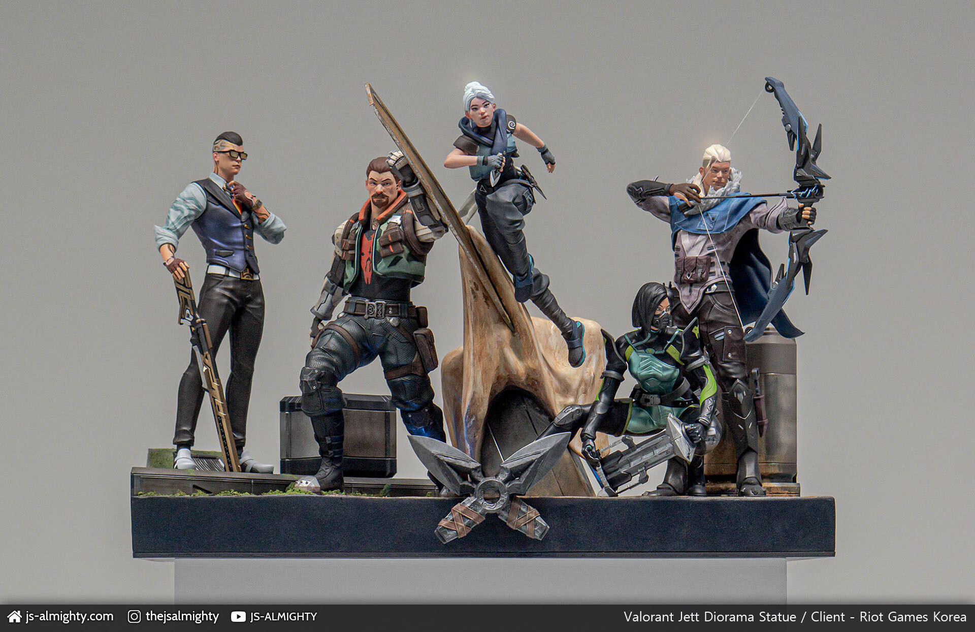 Jisoo Kim - Valorant Statue Diorama