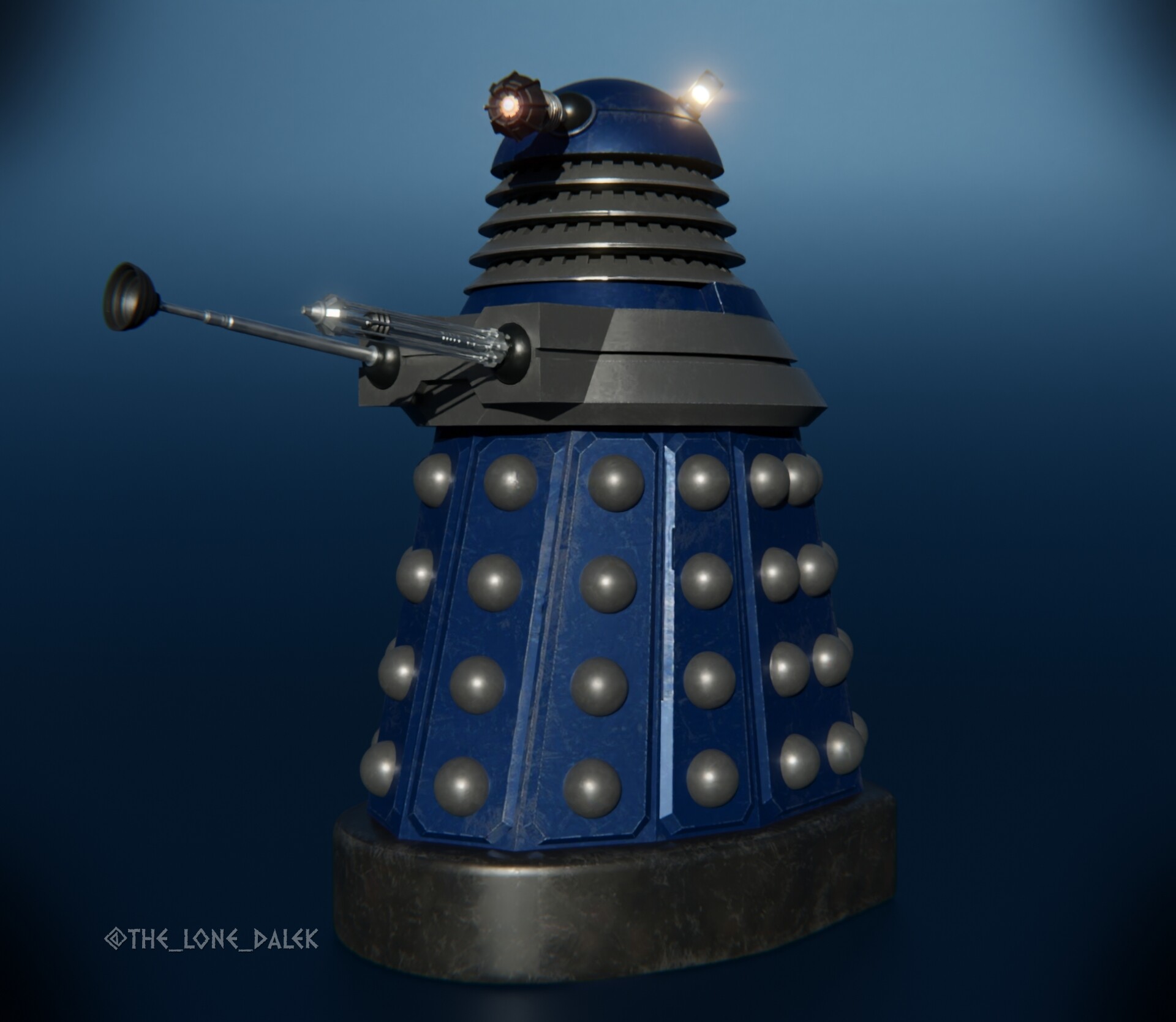 ArtStation - Re-textured Metallic V2 Dalek Strategist